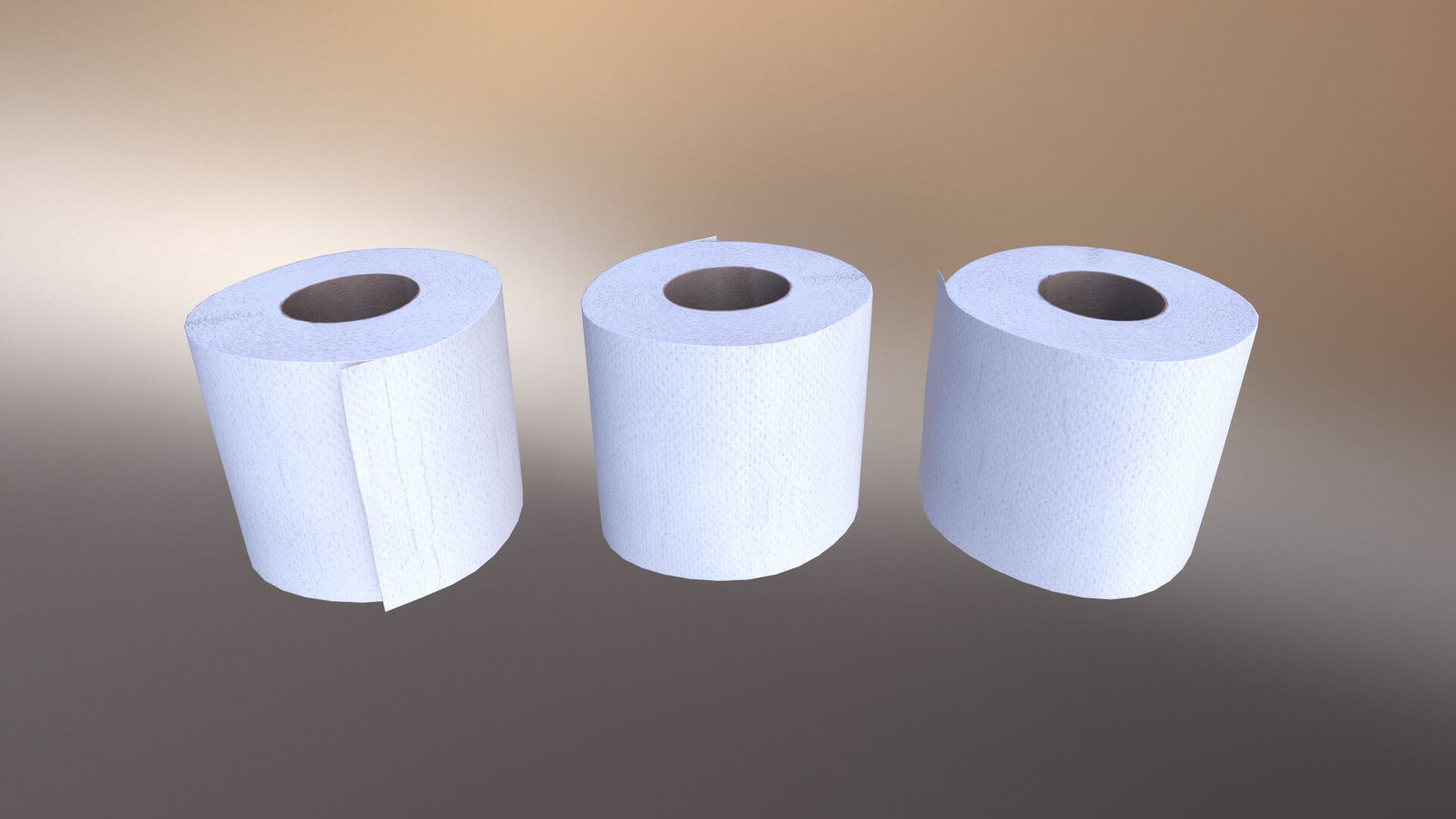Toilet Paper - 3D Model by Grishmanovskij Anton