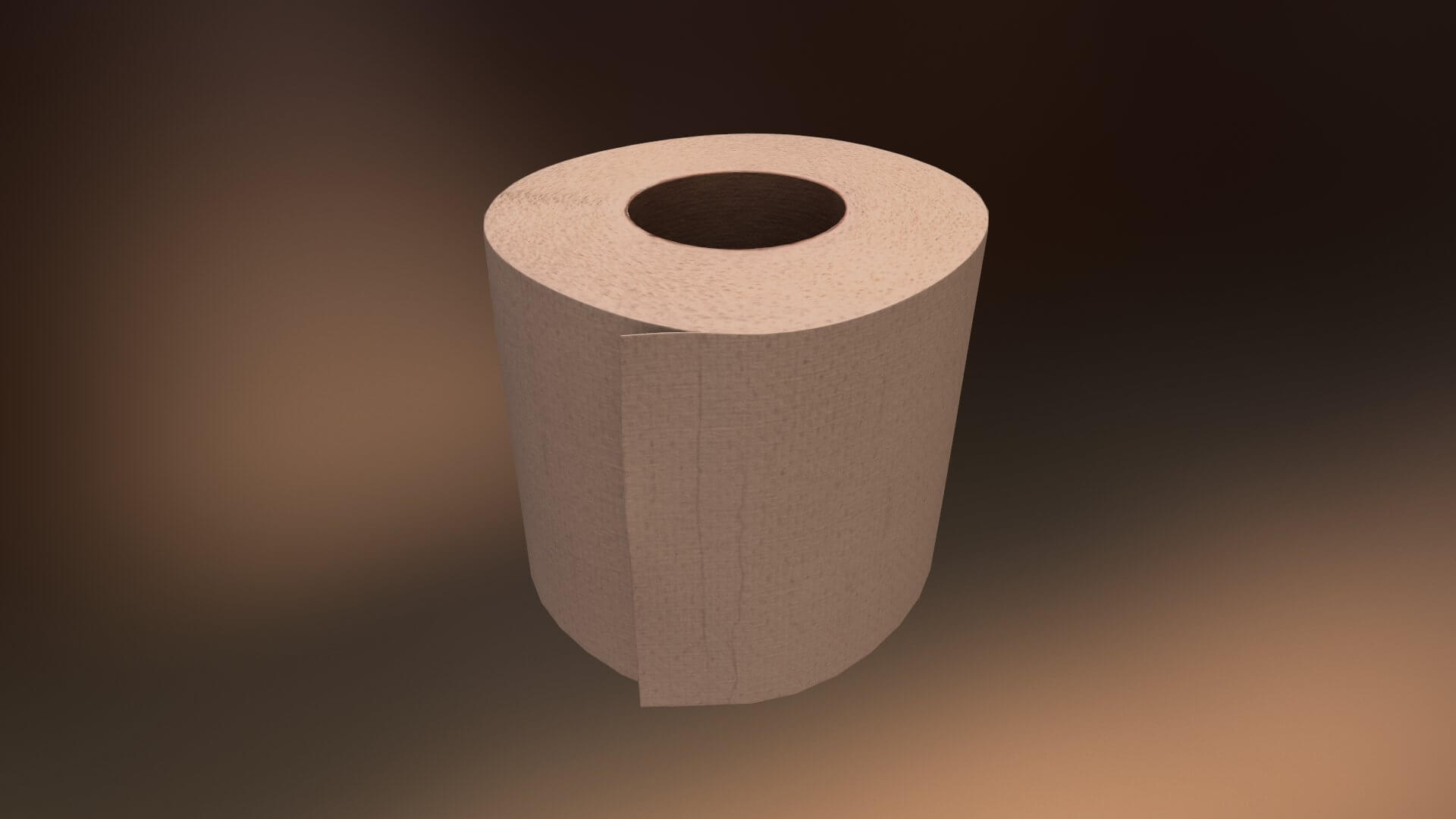 Toilet Paper - 3D Model by Grishmanovskij Anton