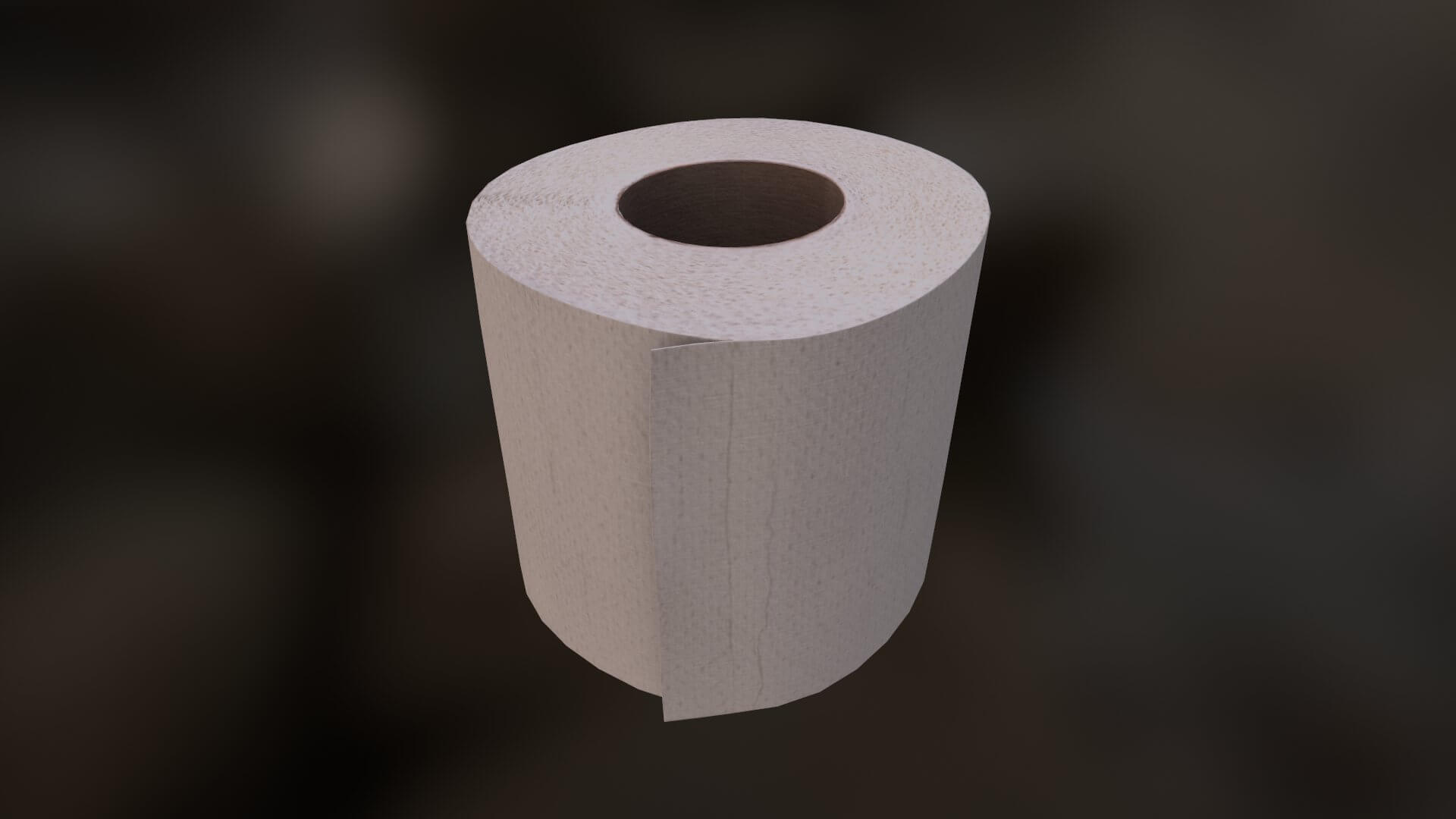 Toilet Paper - 3D Model by Grishmanovskij Anton