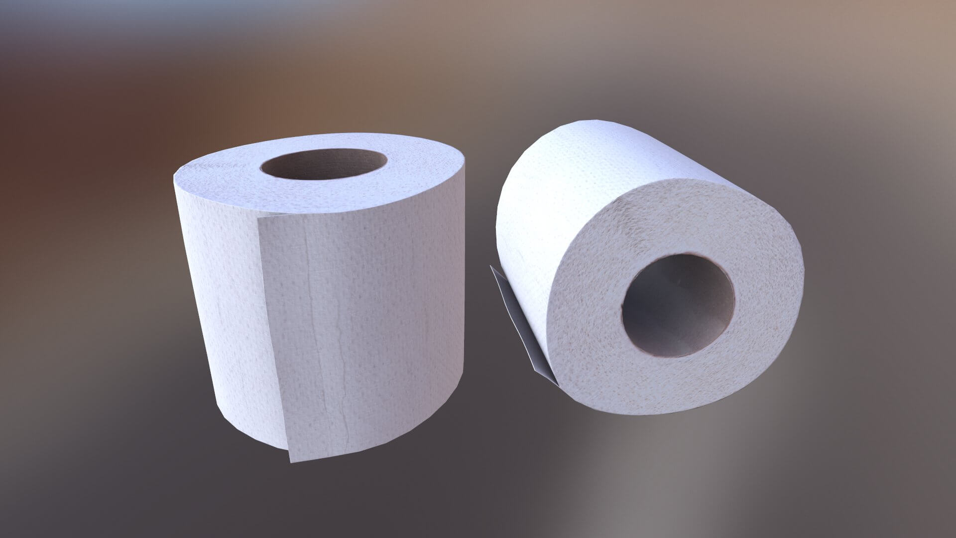 Toilet Paper - 3D Model by Grishmanovskij Anton