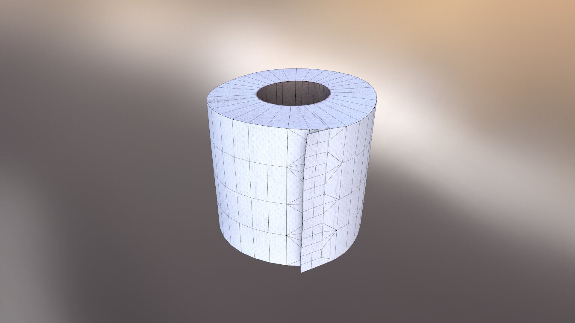 Toilet Paper - 3D Model by Grishmanovskij Anton