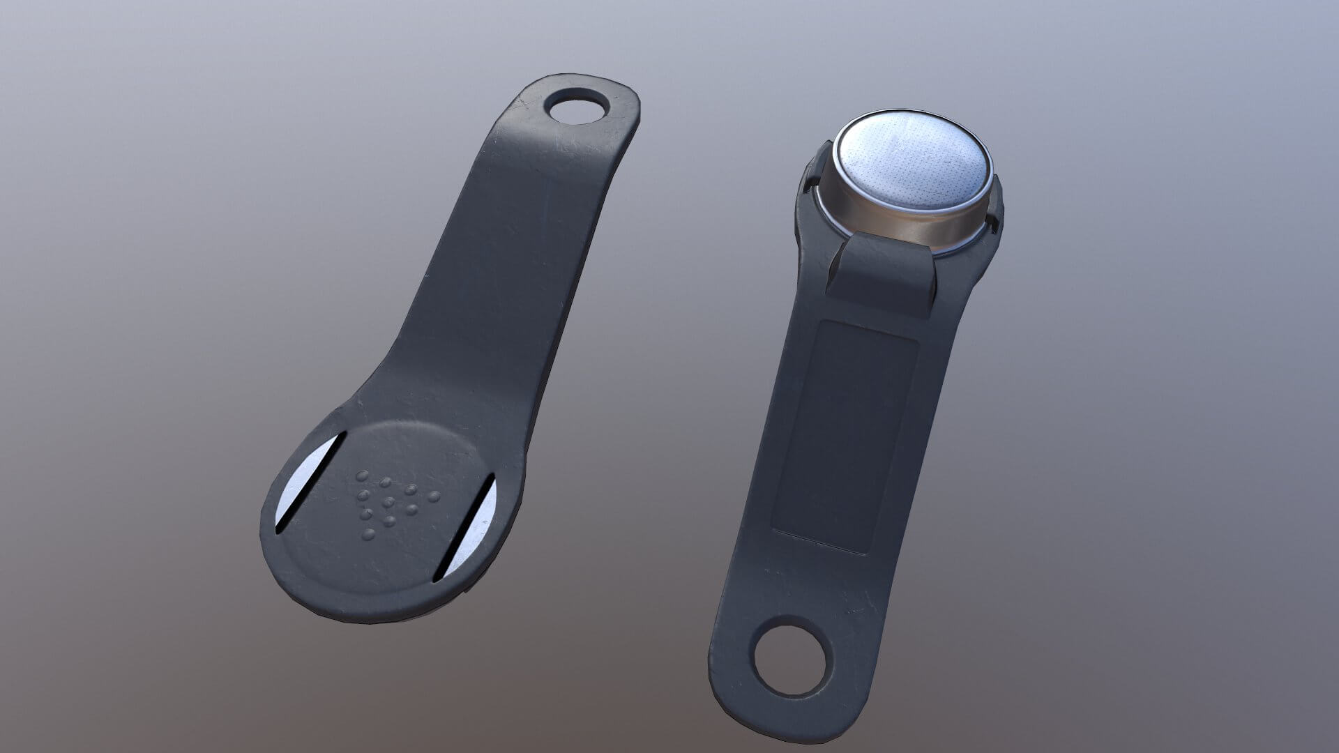 Touch Memory Key - 3D Model by Grishmanovskij Anton