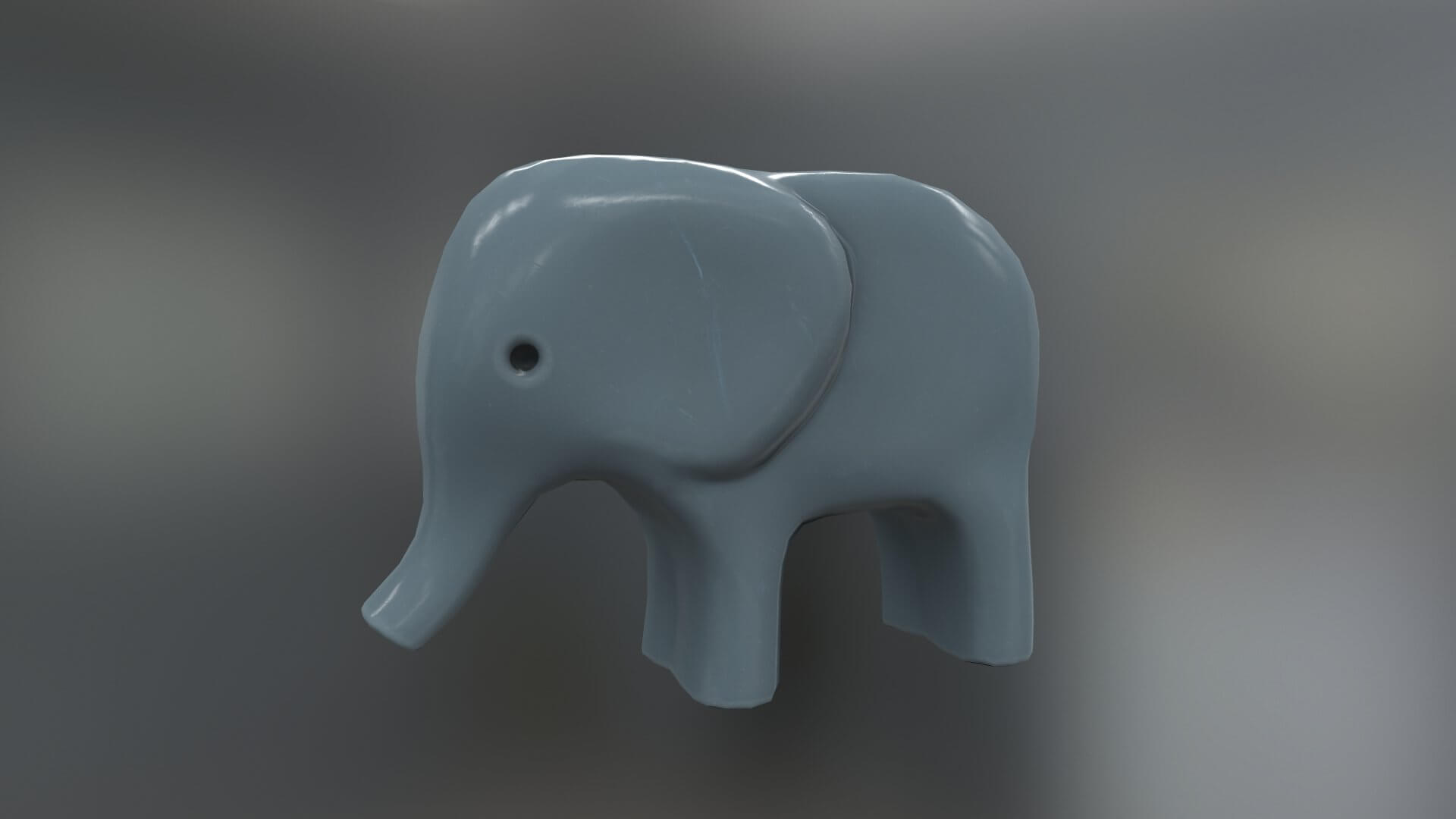 Toy Elephant - 3D Model by Grishmanovskij Anton