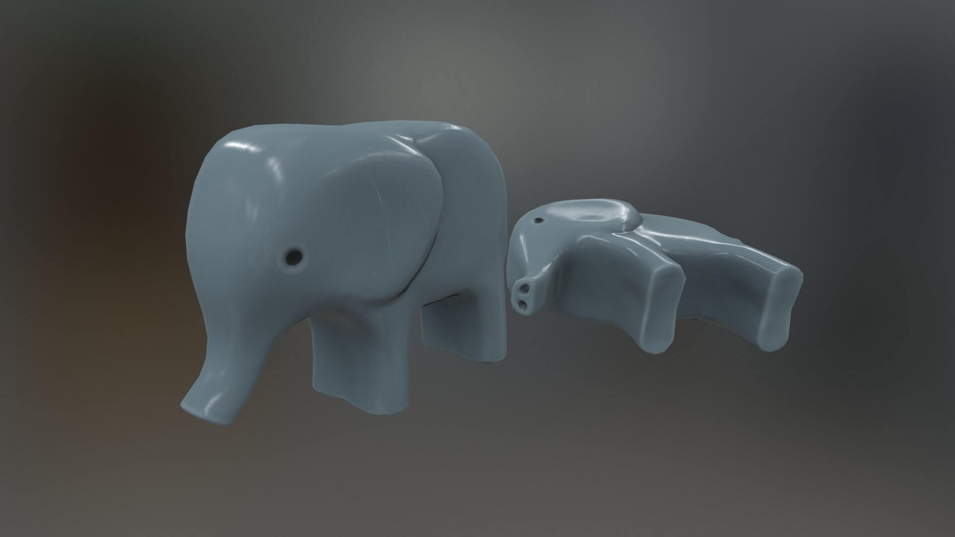 Toy Elephant - 3D Model by Grishmanovskij Anton
