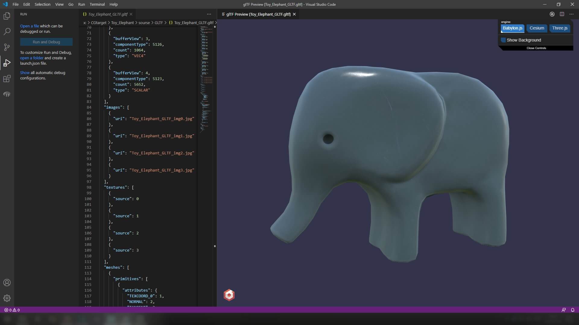 Toy Elephant - 3D Model by Grishmanovskij Anton
