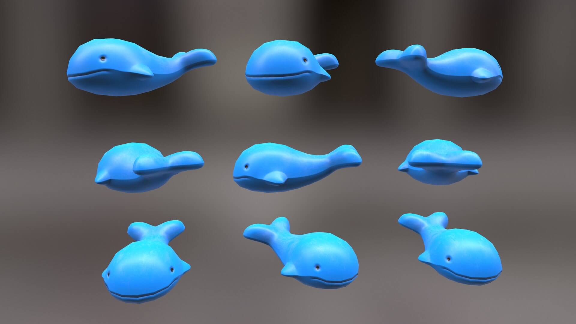 Toy Whale - 3D Model by Grishmanovskij Anton