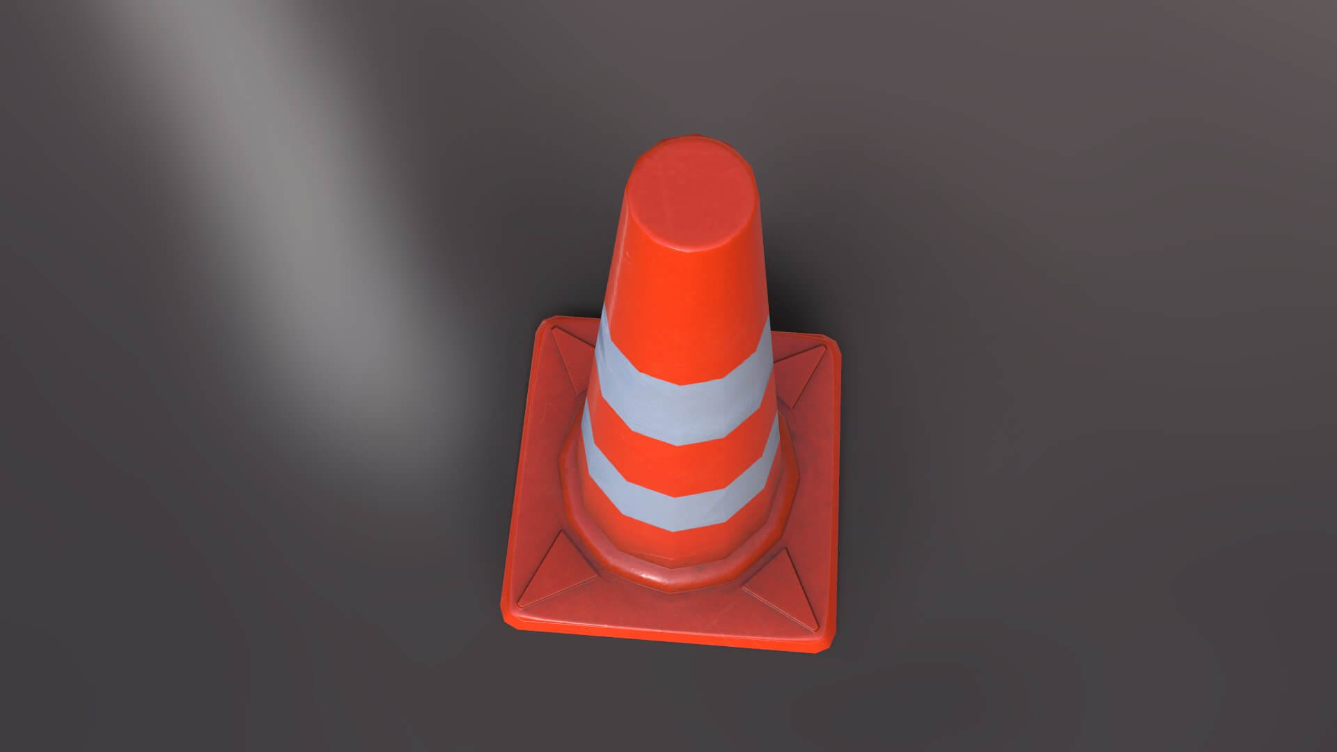 Traffic Cone - 3D Model by Grishmanovskij Anton