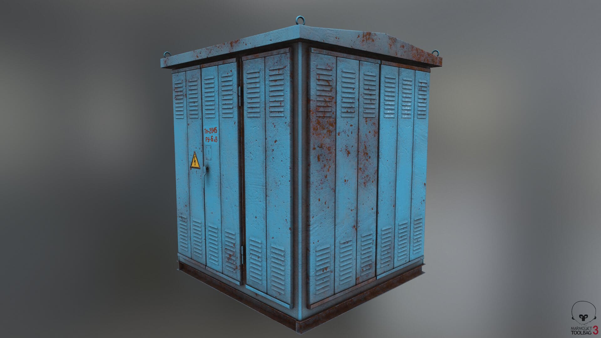 Transformer Substation - 3D Model by Grishmanovskij Anton