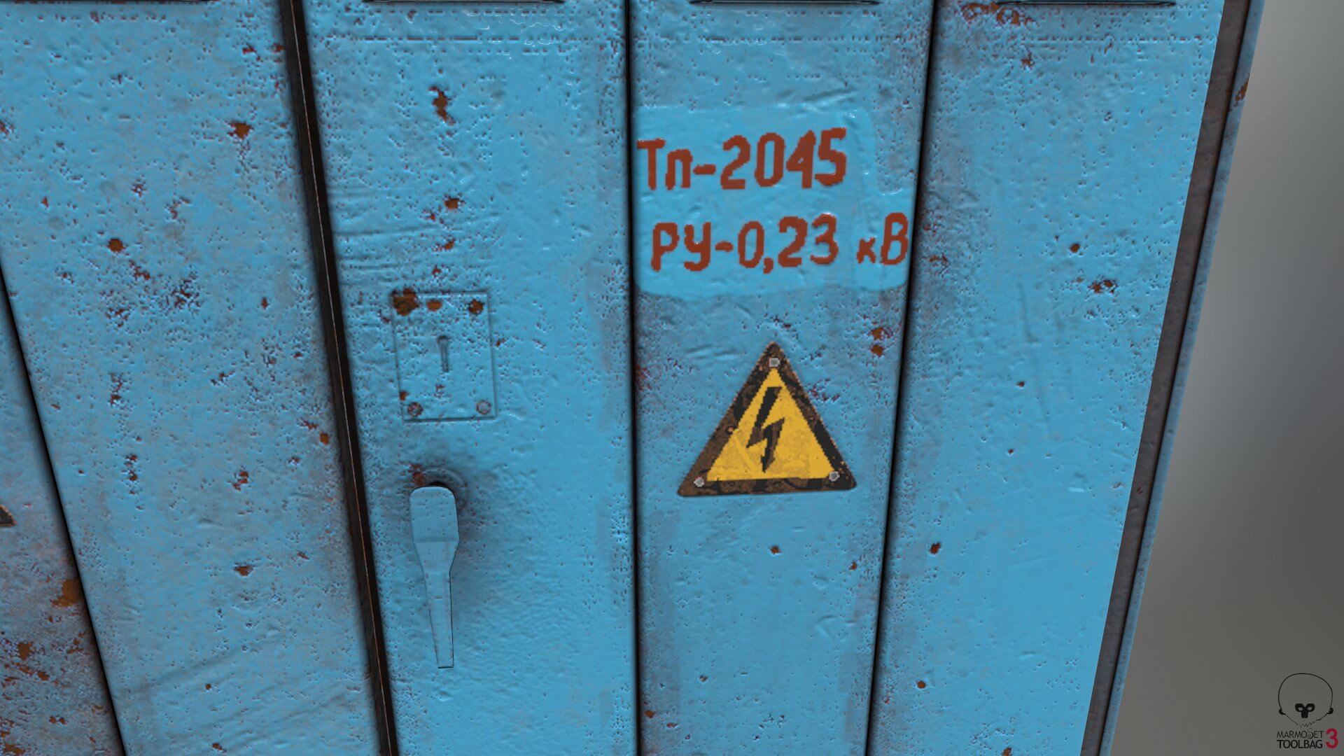 Transformer Substation - 3D Model by Grishmanovskij Anton