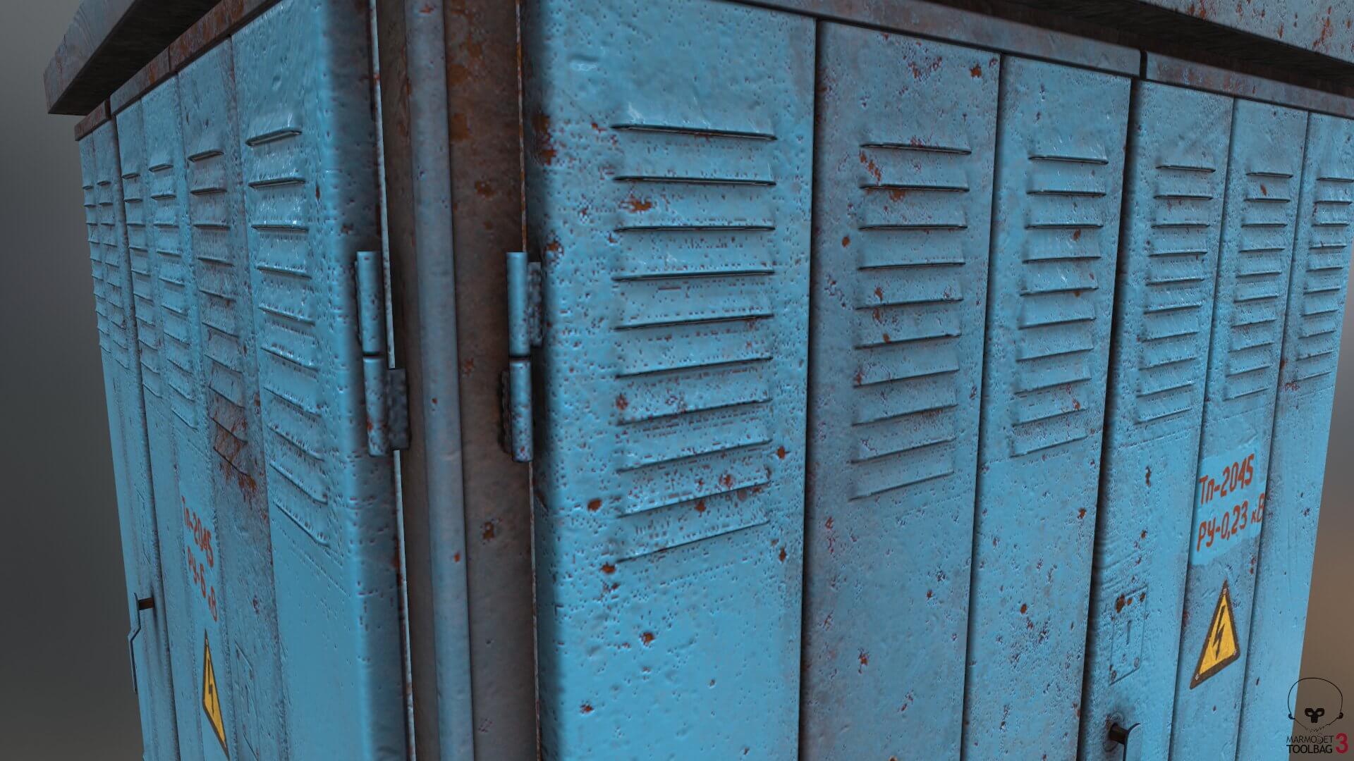 Transformer Substation - 3D Model by Grishmanovskij Anton