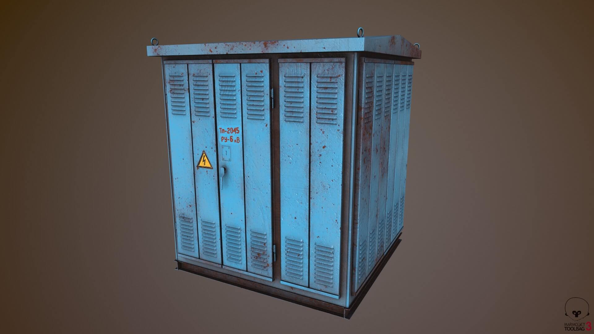 Transformer Substation - 3D Model by Grishmanovskij Anton