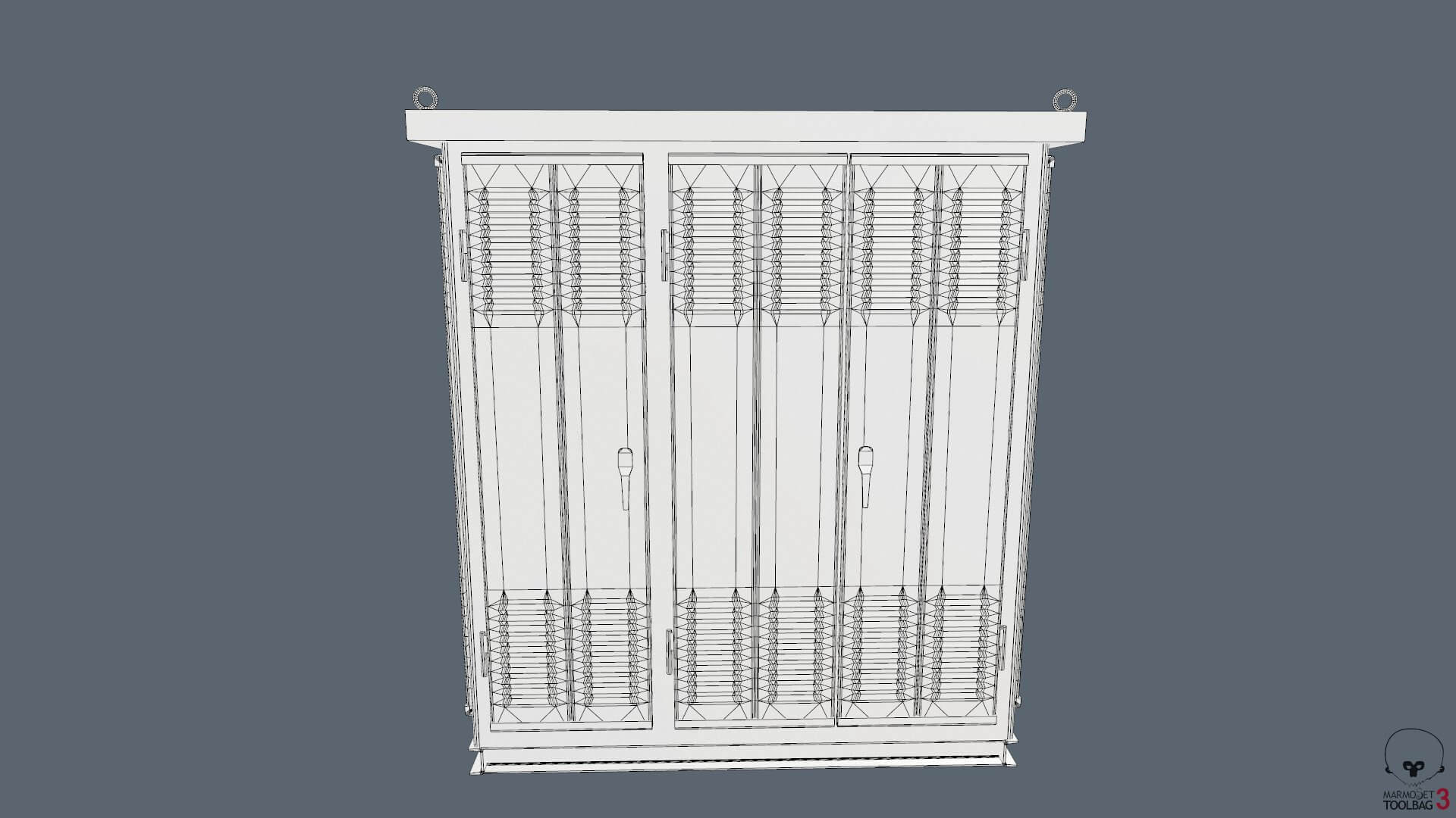 Transformer Substation - 3D Model by Grishmanovskij Anton