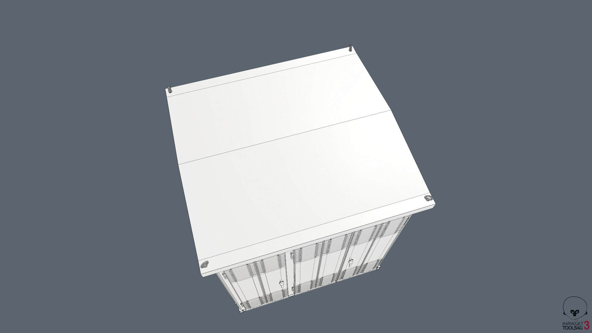 Transformer Substation - 3D Model by Grishmanovskij Anton