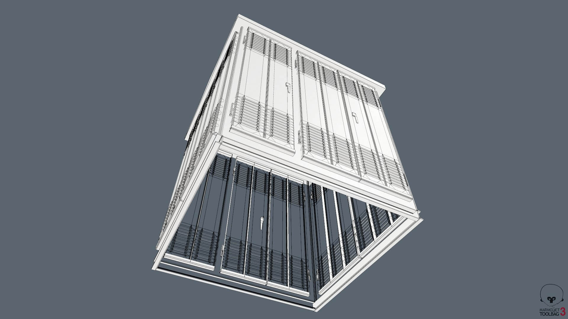 Transformer Substation - 3D Model by Grishmanovskij Anton