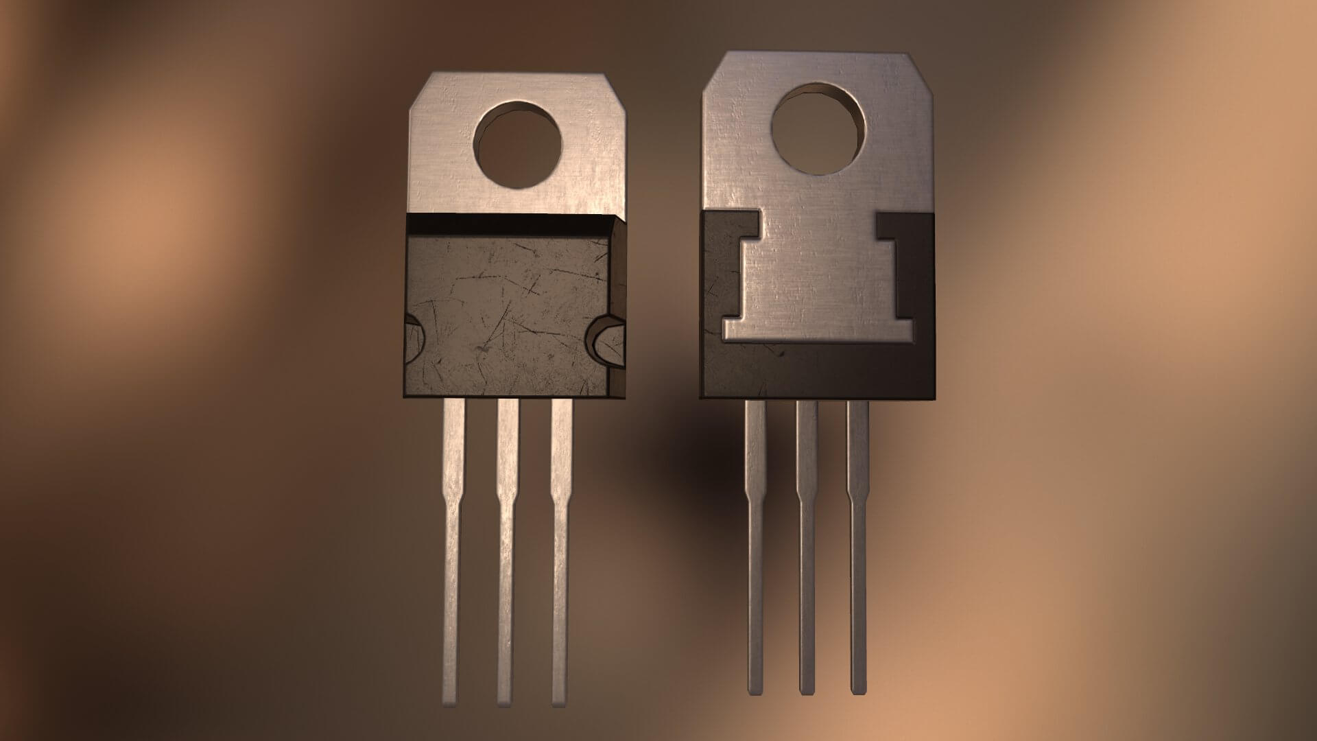 Transistor - 3D Model by Grishmanovskij Anton