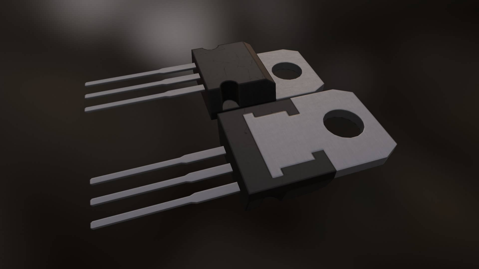 Transistor - 3D Model by Grishmanovskij Anton