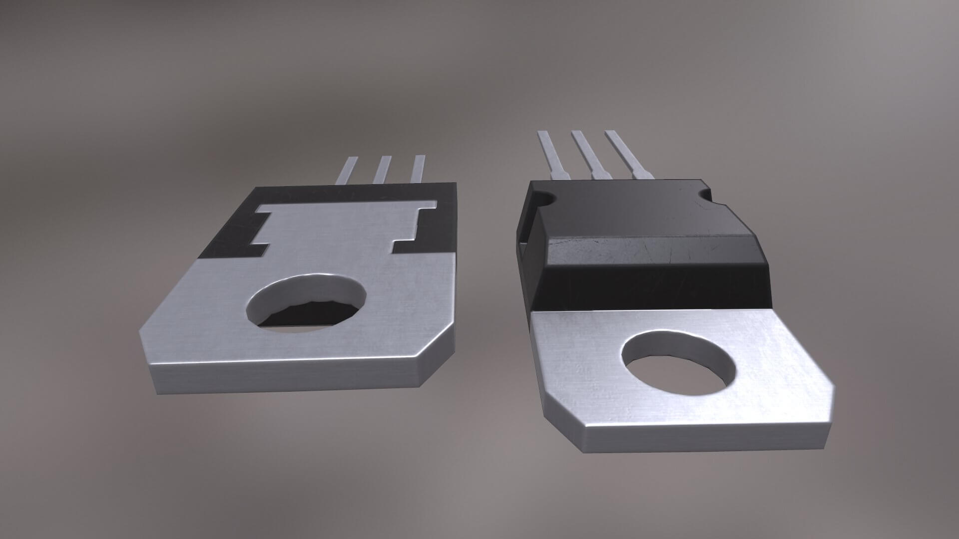 Transistor - 3D Model by Grishmanovskij Anton