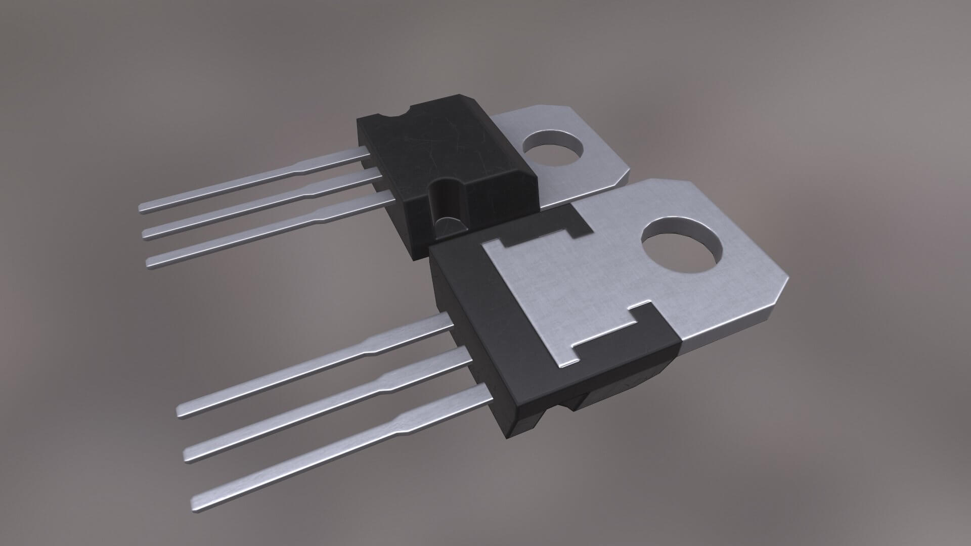 Transistor - 3D Model by Grishmanovskij Anton