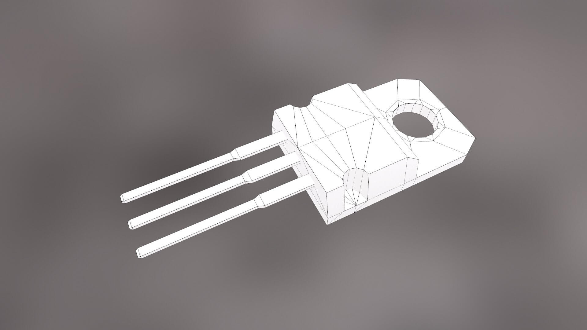 Transistor - 3D Model by Grishmanovskij Anton