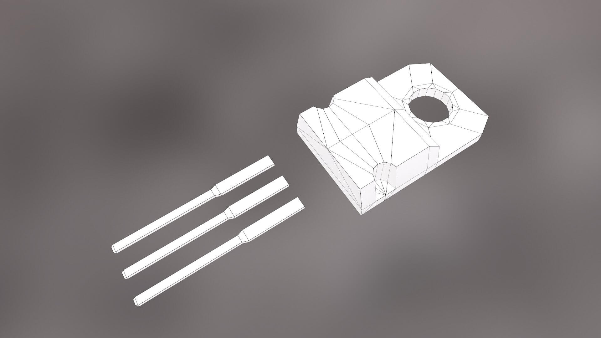 Transistor - 3D Model by Grishmanovskij Anton