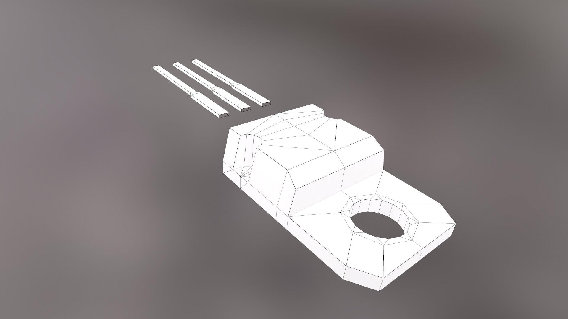 Transistor - 3D Model by Grishmanovskij Anton