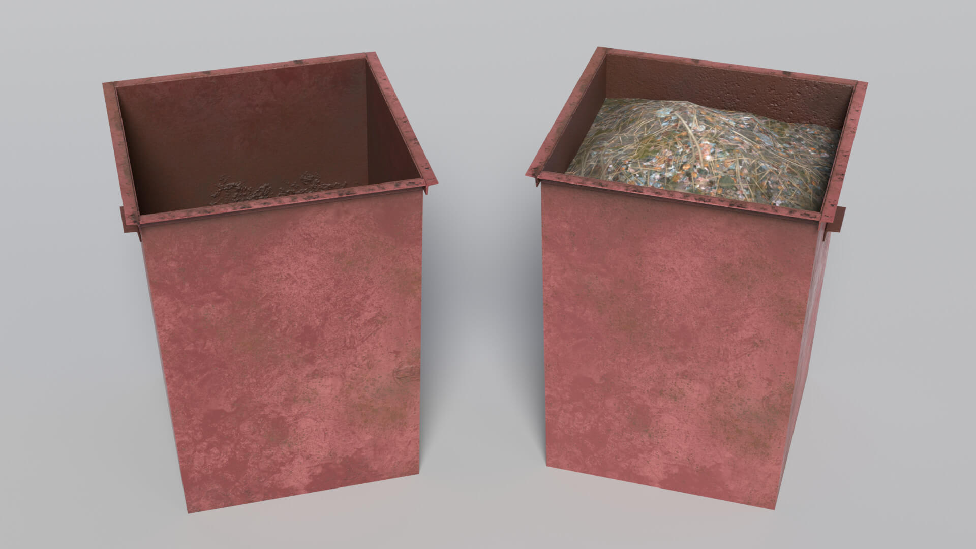 Trash Tanks - 3D Model by Grishmanovskij Anton