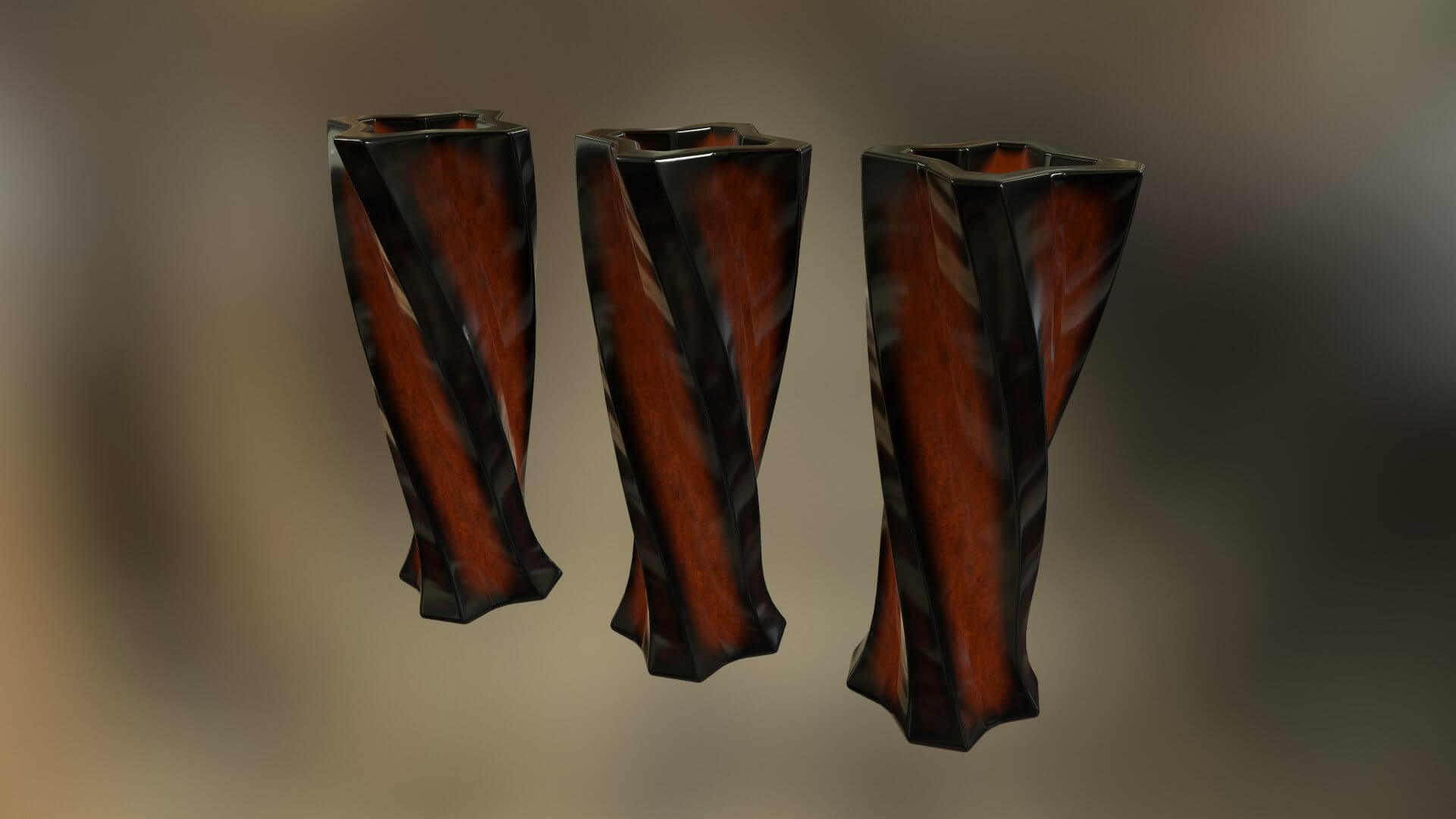 Twisted Vase V2 - 3D Model by Grishmanovskij Anton