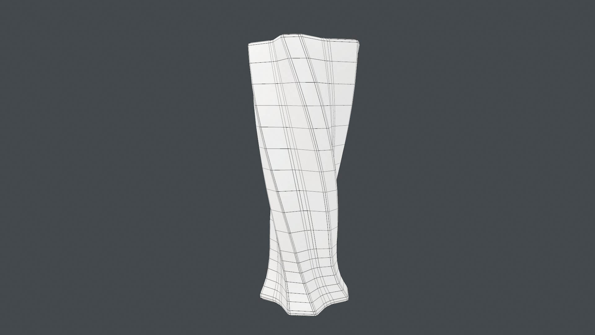 Twisted Vase V2 - 3D Model by Grishmanovskij Anton
