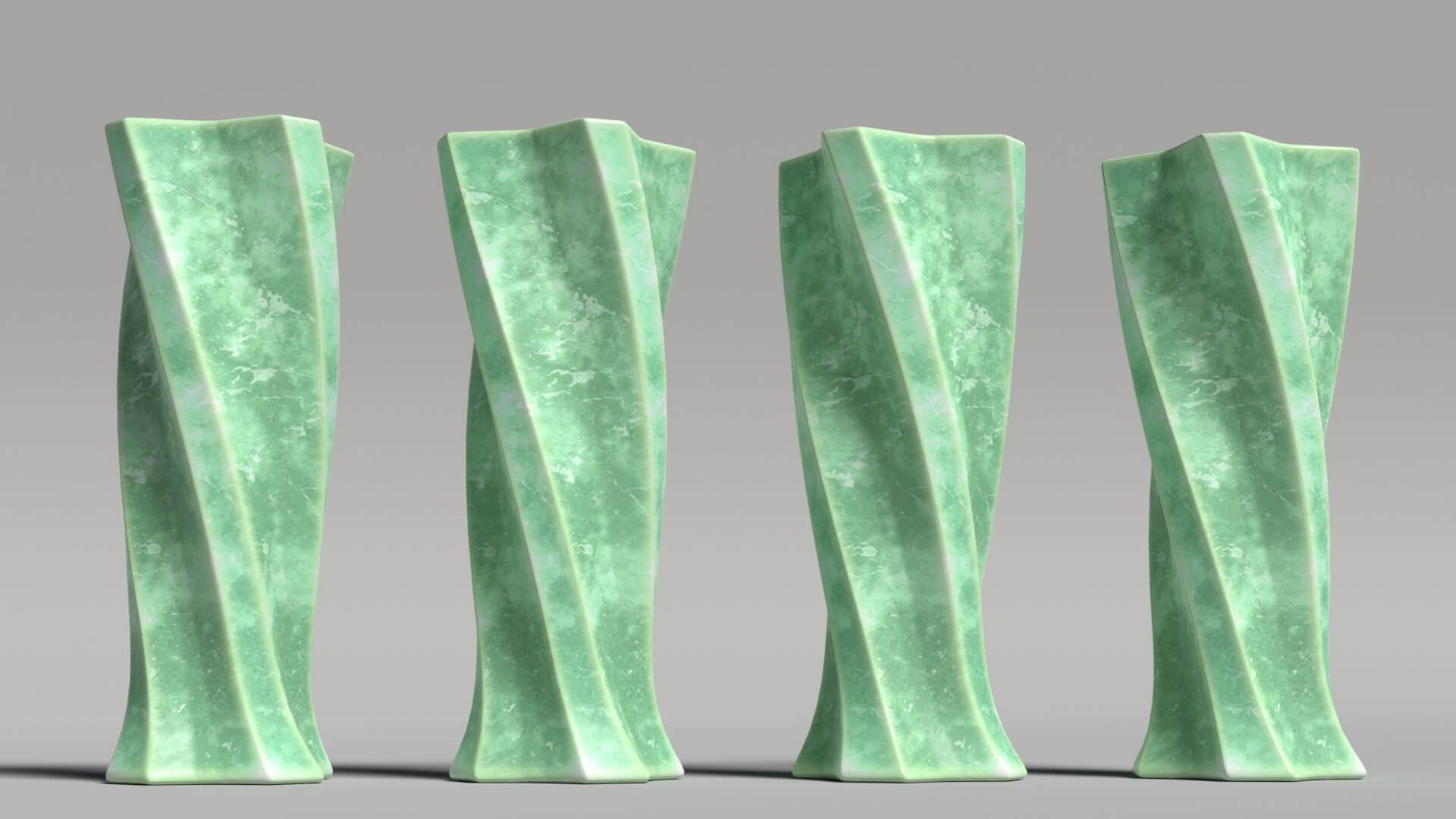 Twisted Vase - 3D Model by Grishmanovskij Anton