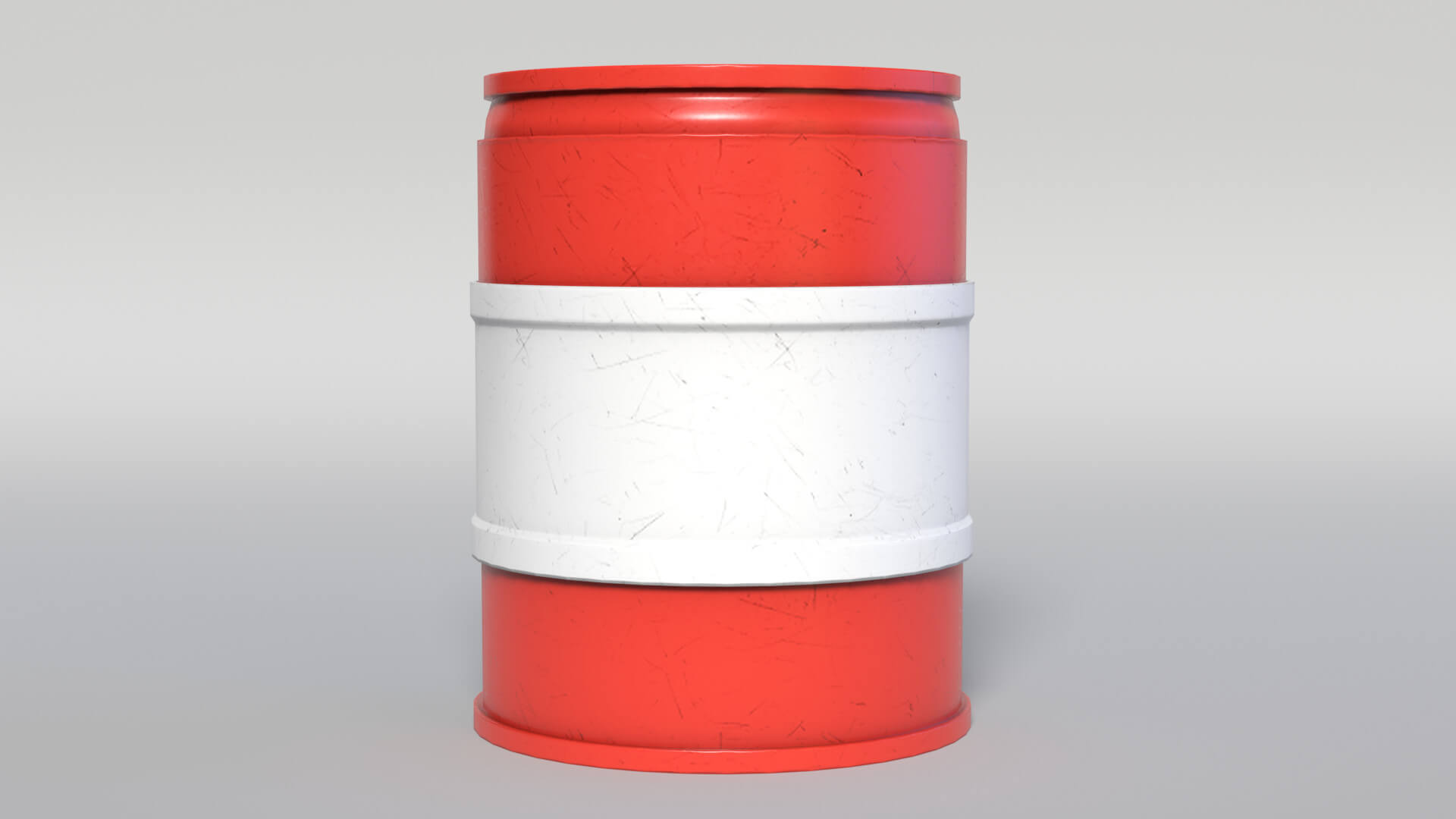 Two Color Barrel - 3D Model by Grishmanovskij Anton