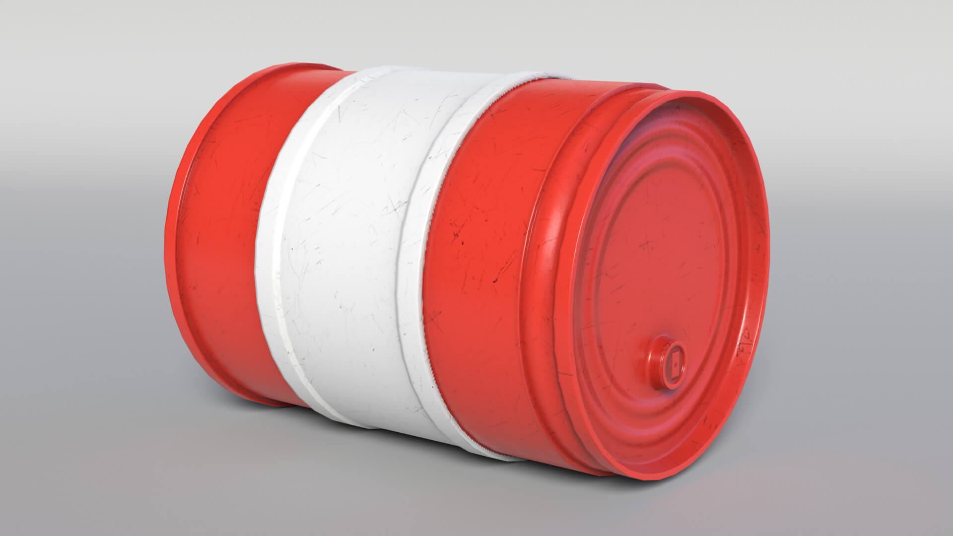 Two Color Barrel - 3D Model by Grishmanovskij Anton