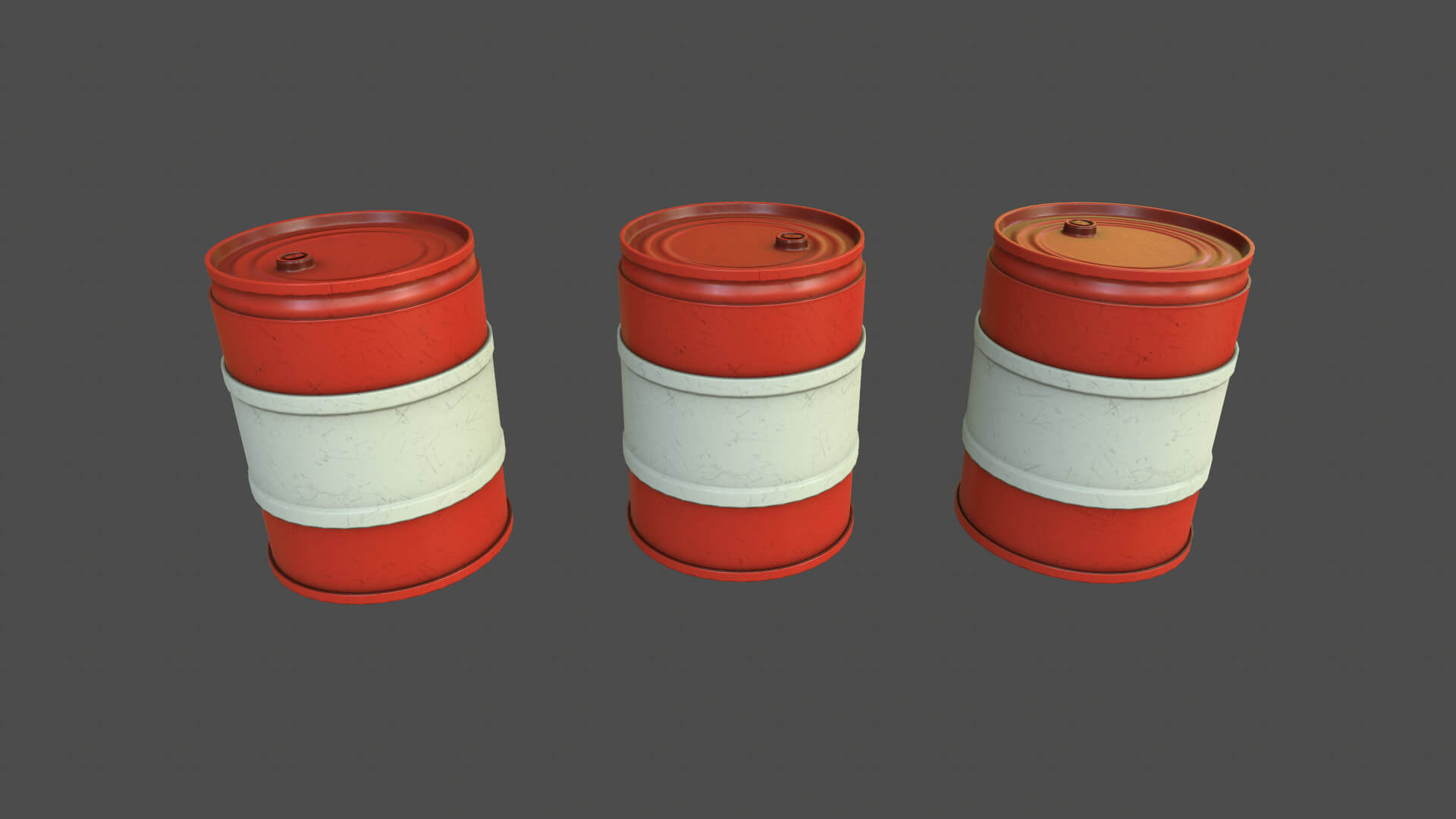 Two Color Barrel - 3D Model by Grishmanovskij Anton