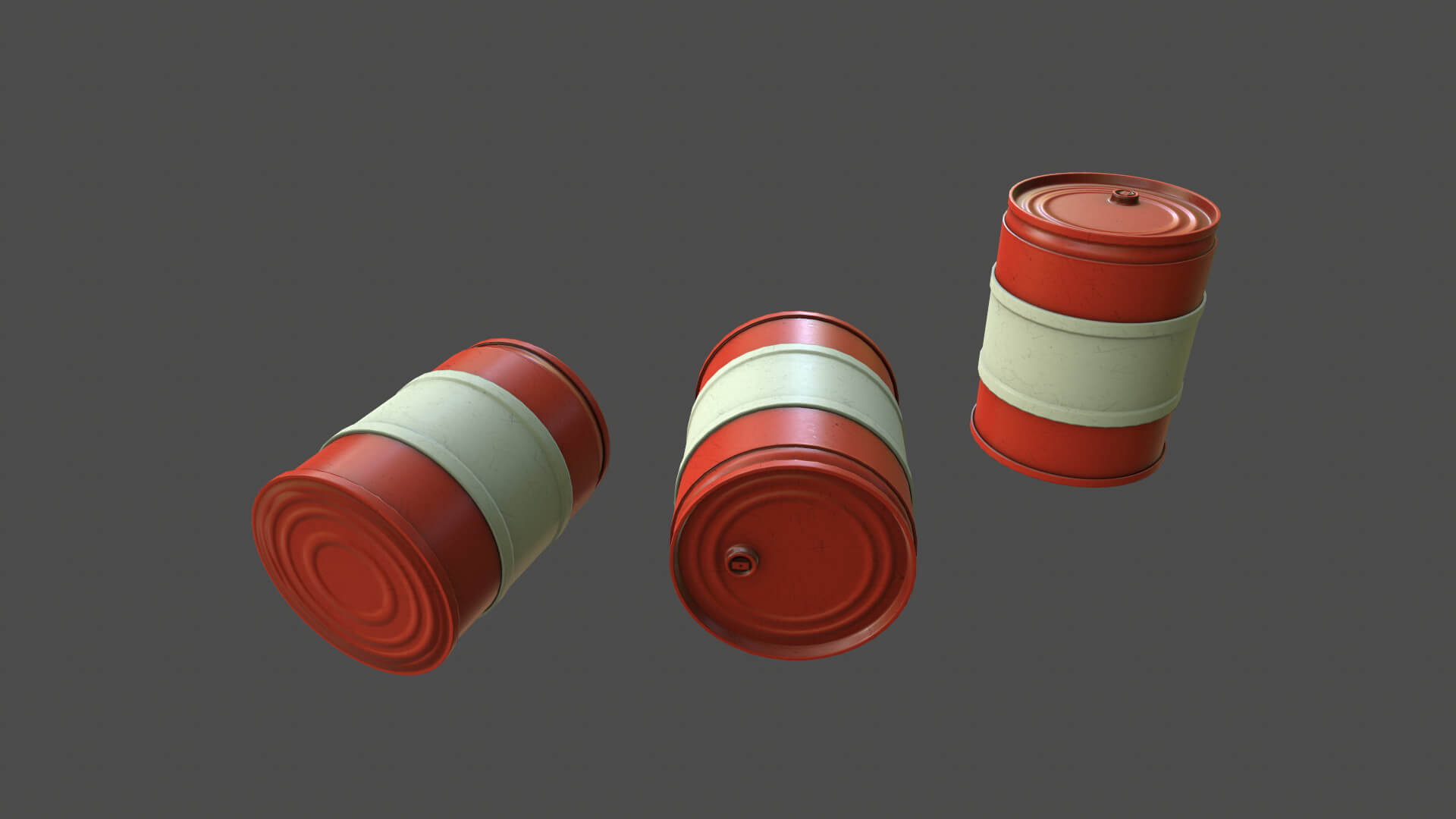 Two Color Barrel - 3D Model by Grishmanovskij Anton
