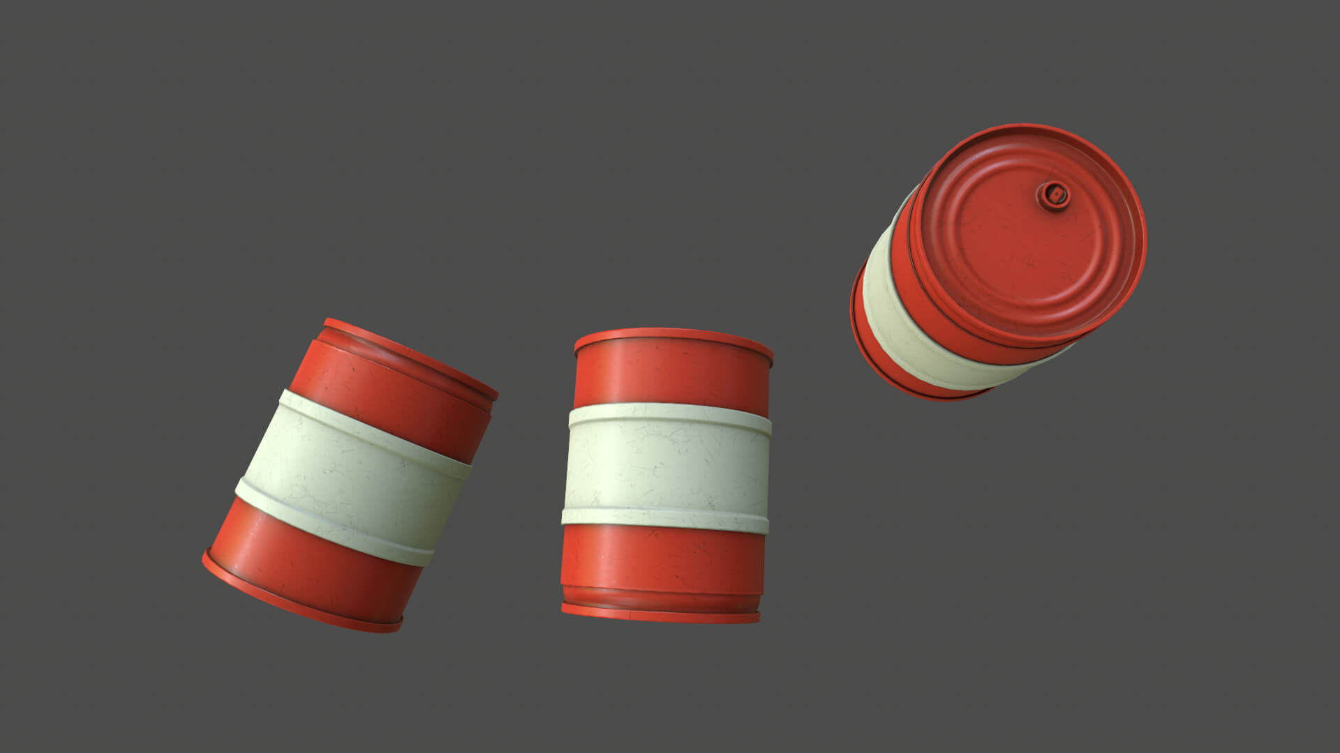 Two Color Barrel - 3D Model by Grishmanovskij Anton