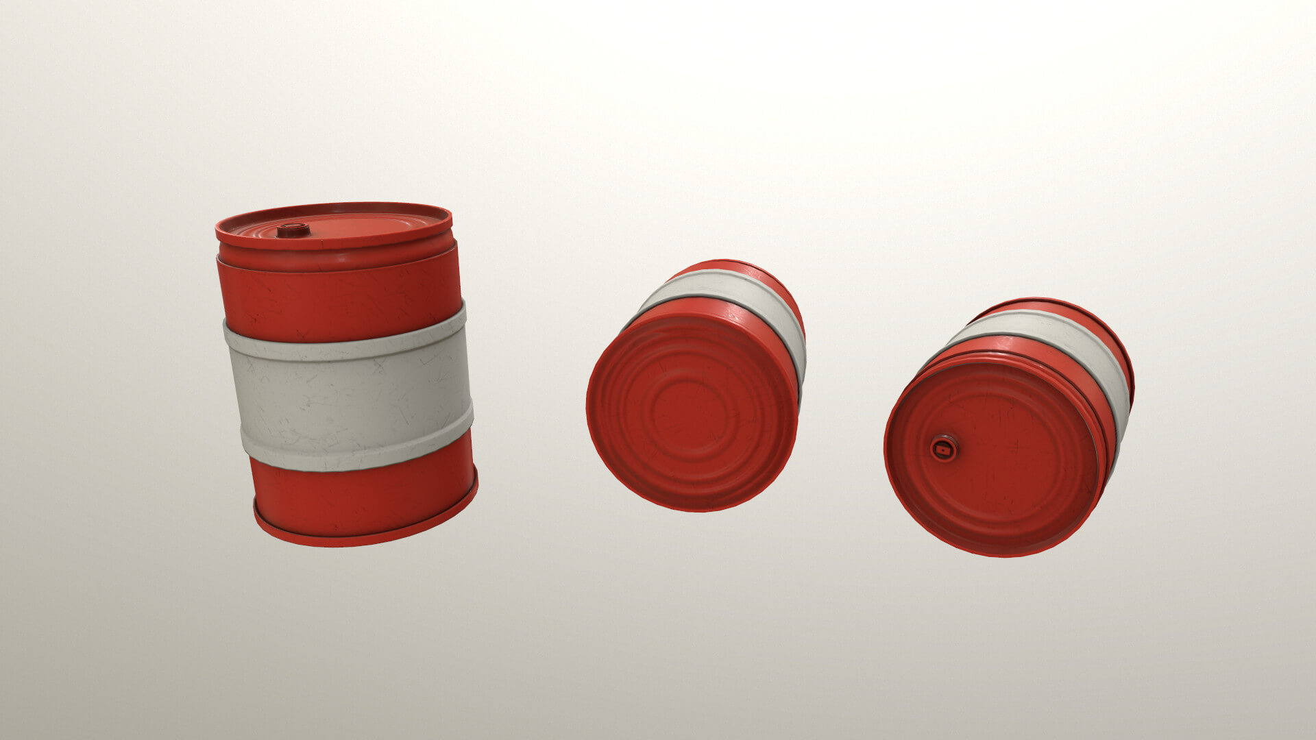 Two Color Barrel - 3D Model by Grishmanovskij Anton