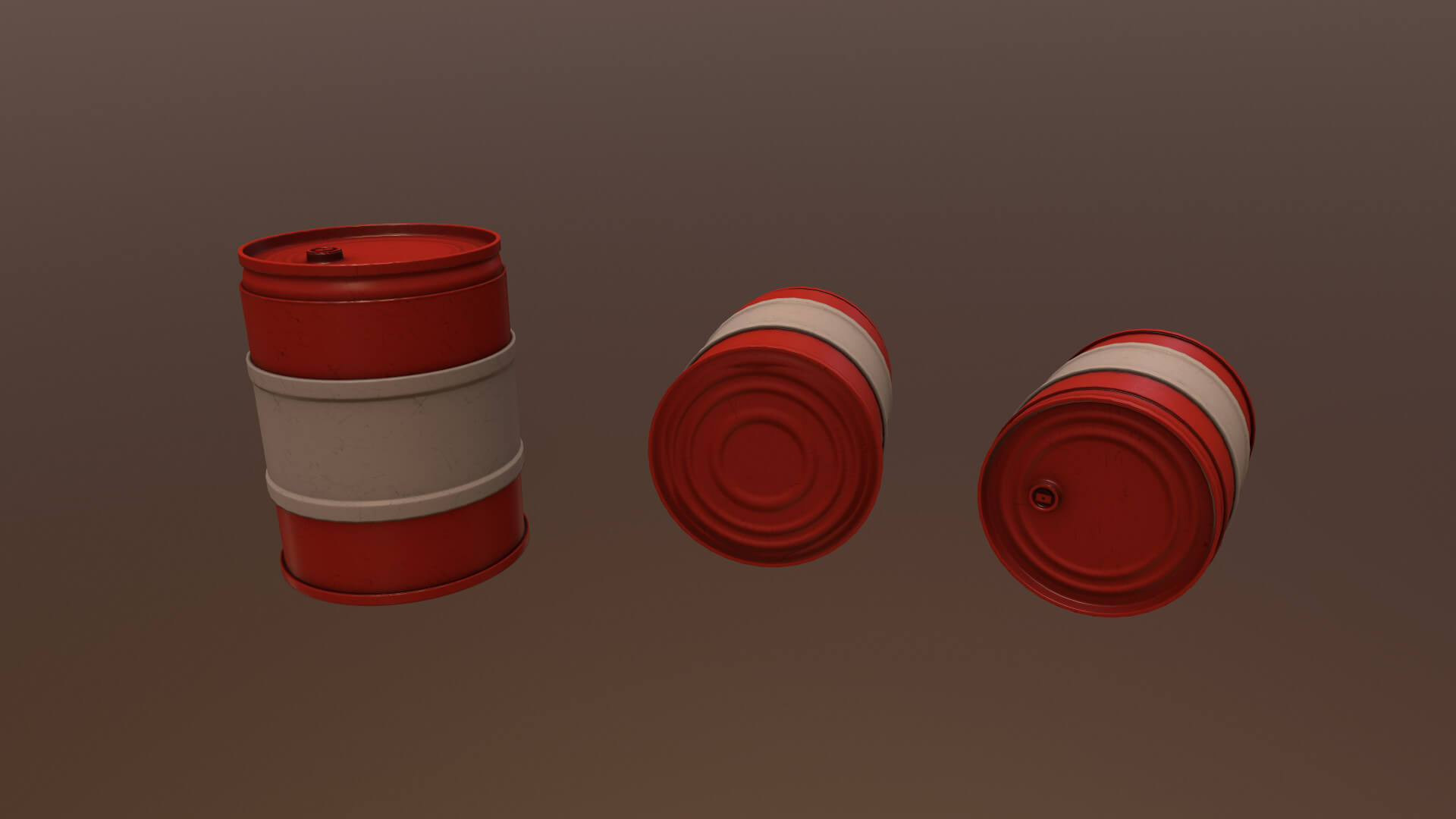 Two Color Barrel - 3D Model by Grishmanovskij Anton