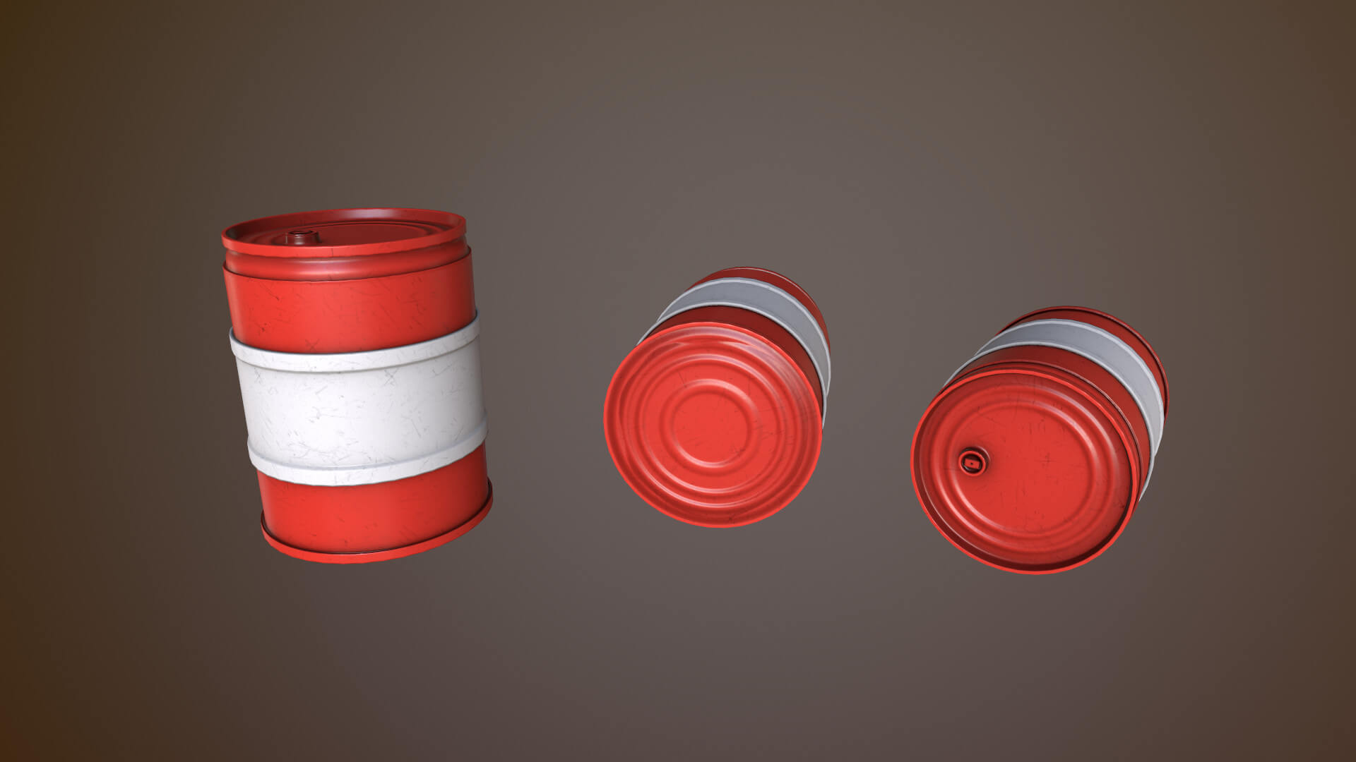 Two Color Barrel - 3D Model by Grishmanovskij Anton