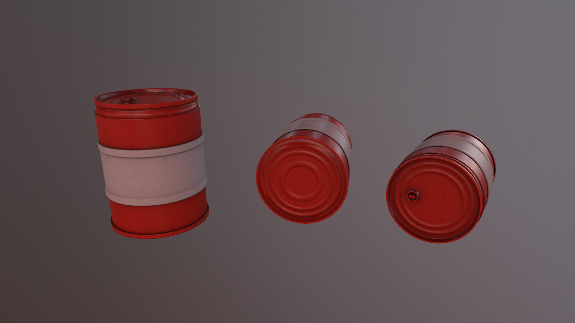 Two Color Barrel - 3D Model by Grishmanovskij Anton
