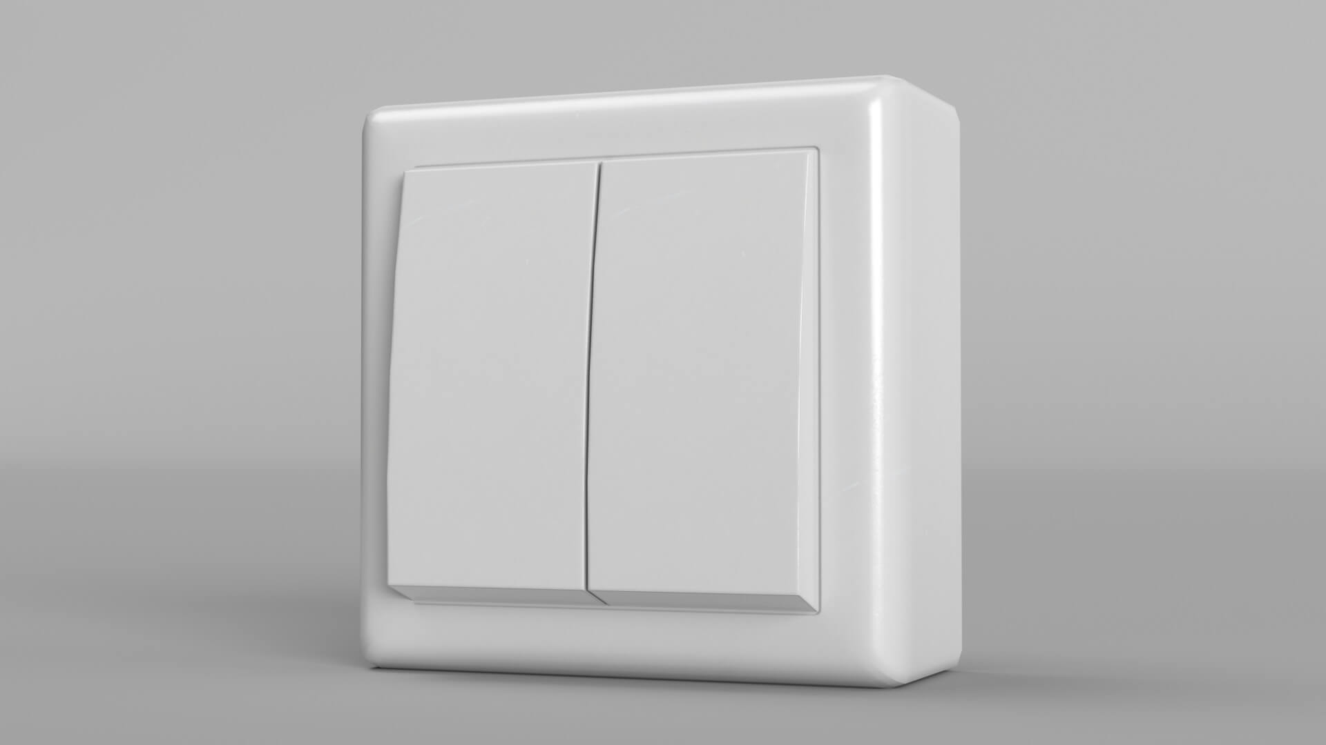 Two Key Switch - 3D Model by Grishmanovskij Anton