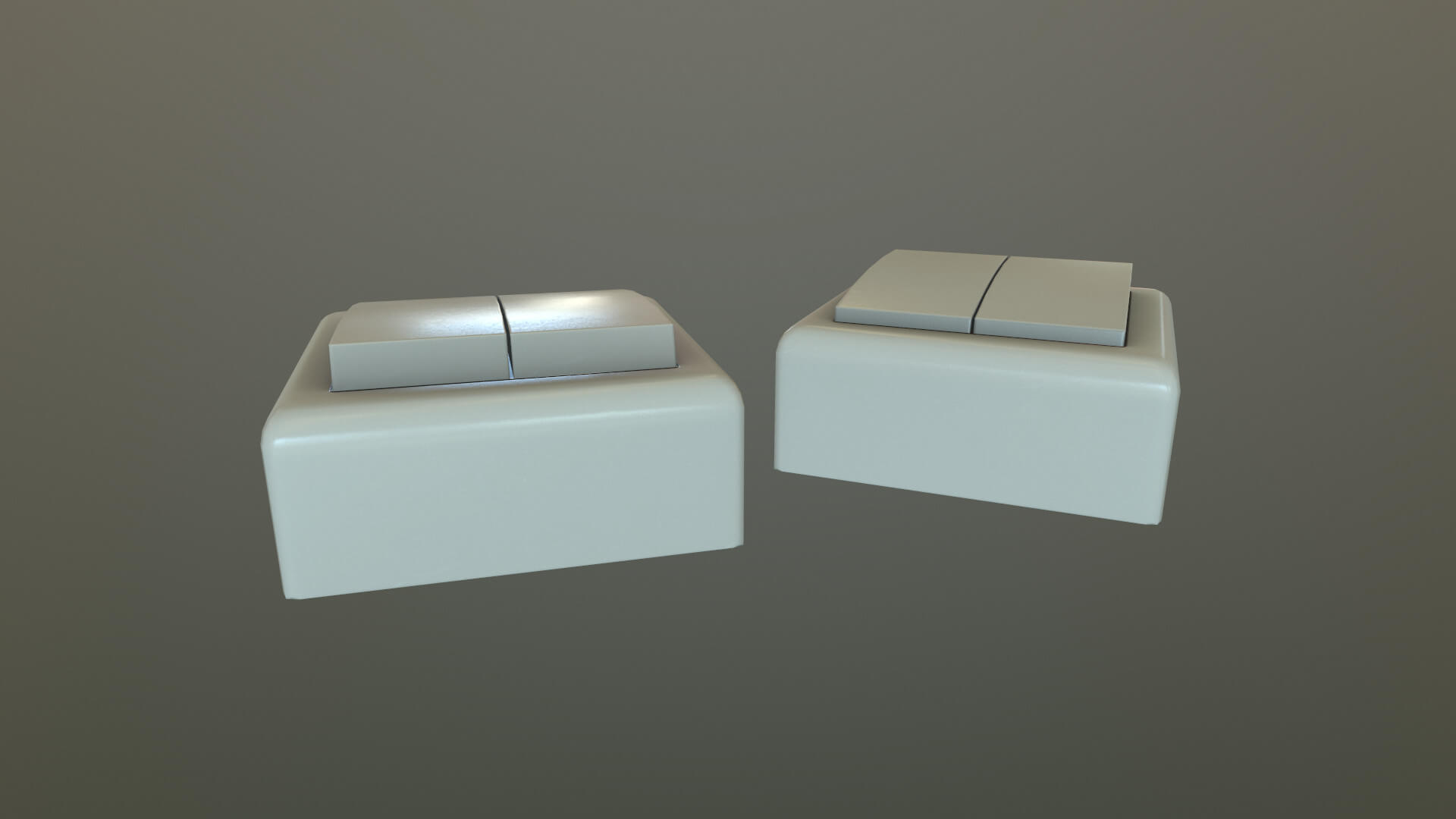 Two Key Switch - 3D Model by Grishmanovskij Anton