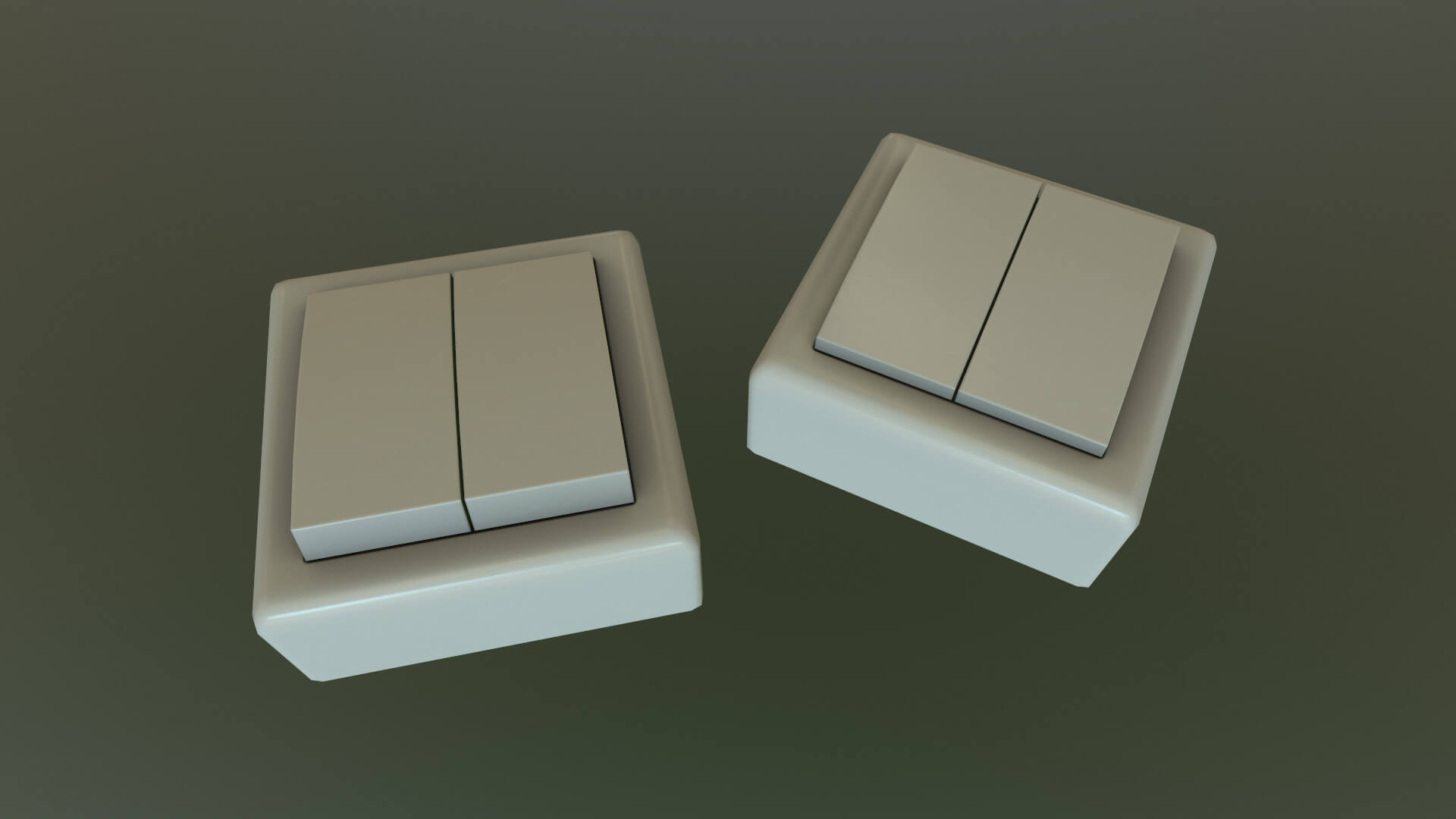 Two Key Switch - 3D Model by Grishmanovskij Anton
