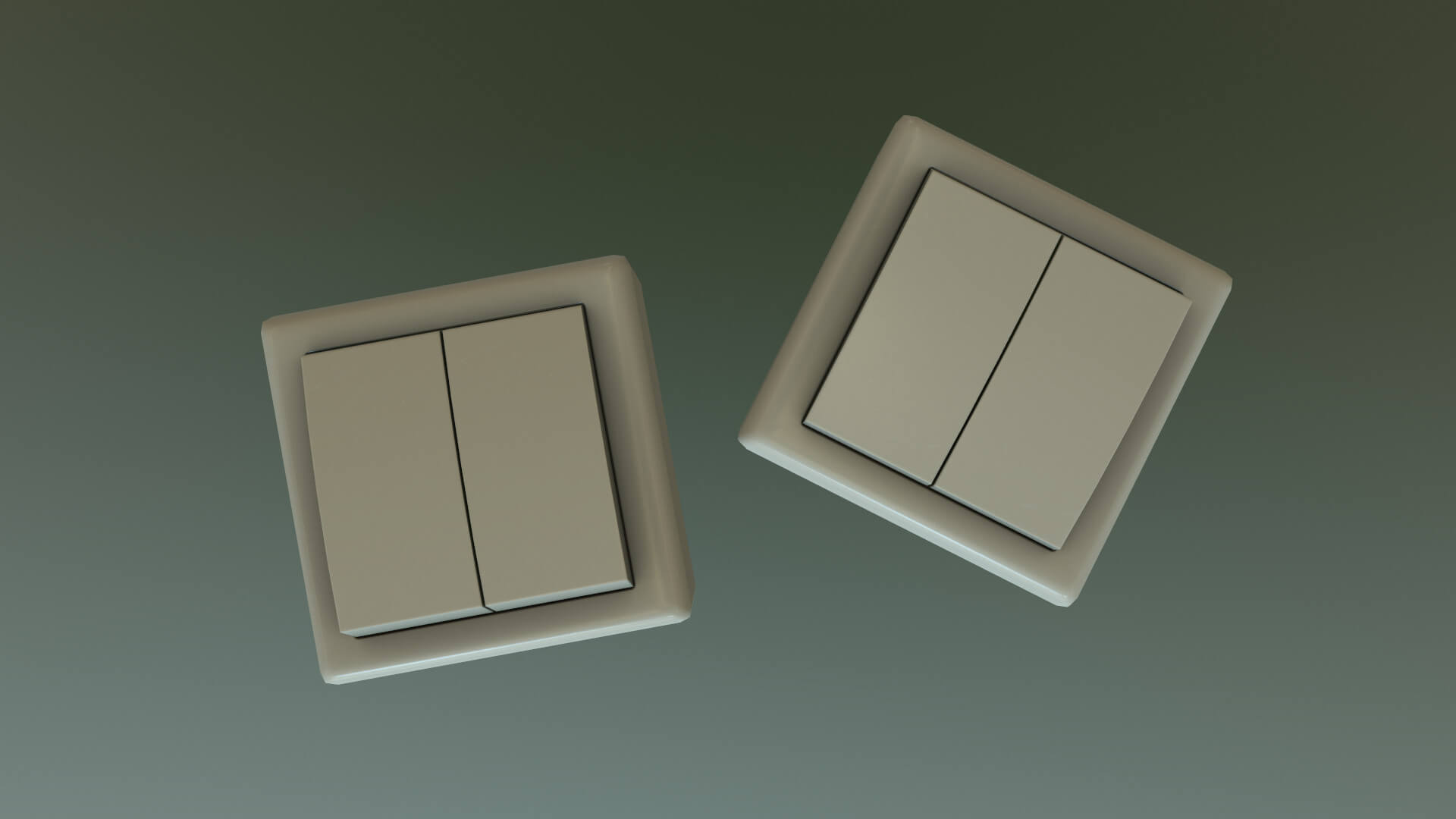 Two Key Switch - 3D Model by Grishmanovskij Anton