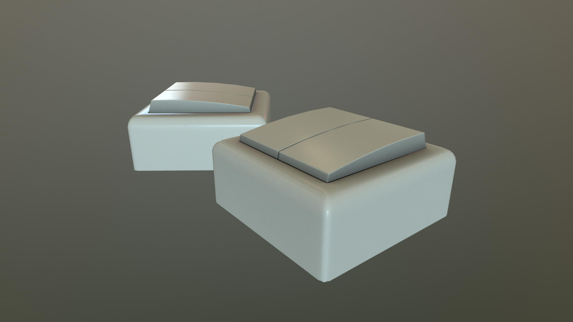 Two Key Switch - 3D Model by Grishmanovskij Anton