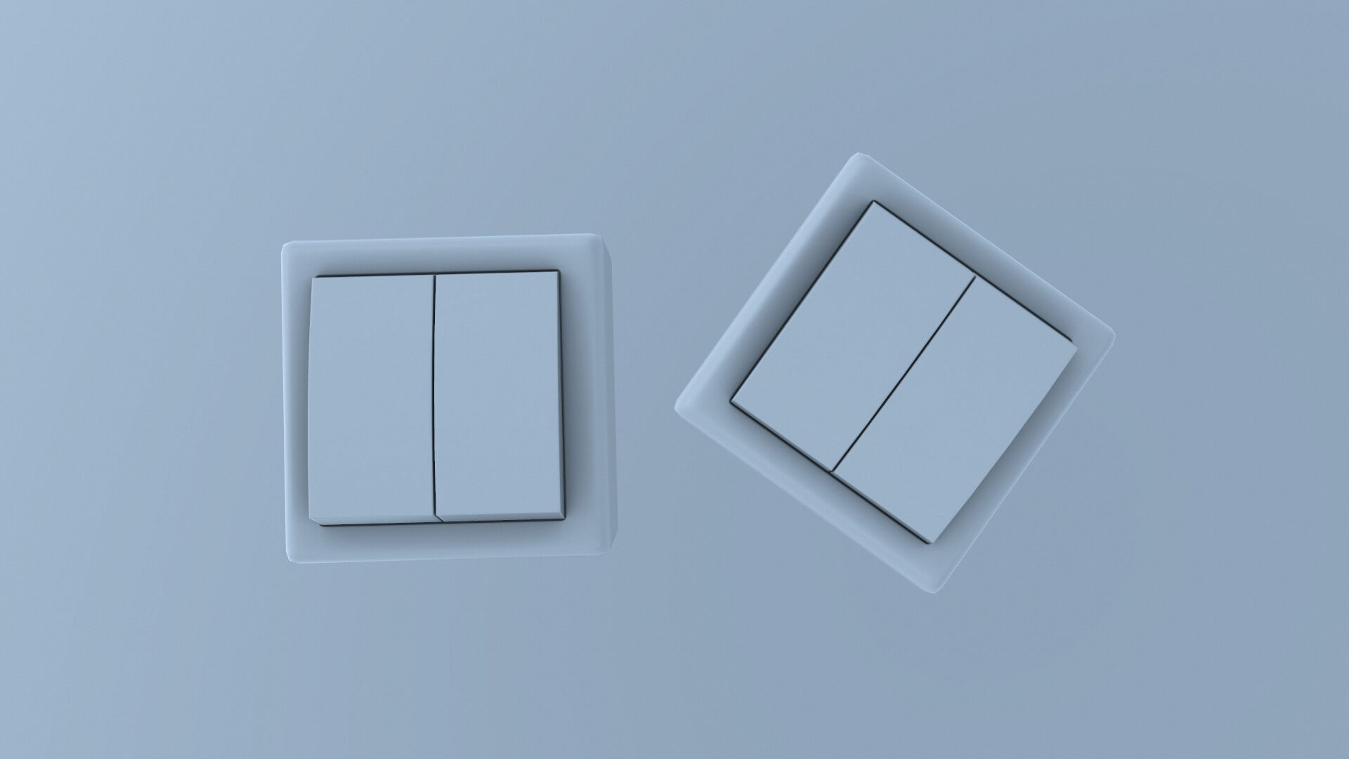 Two Key Switch - 3D Model by Grishmanovskij Anton