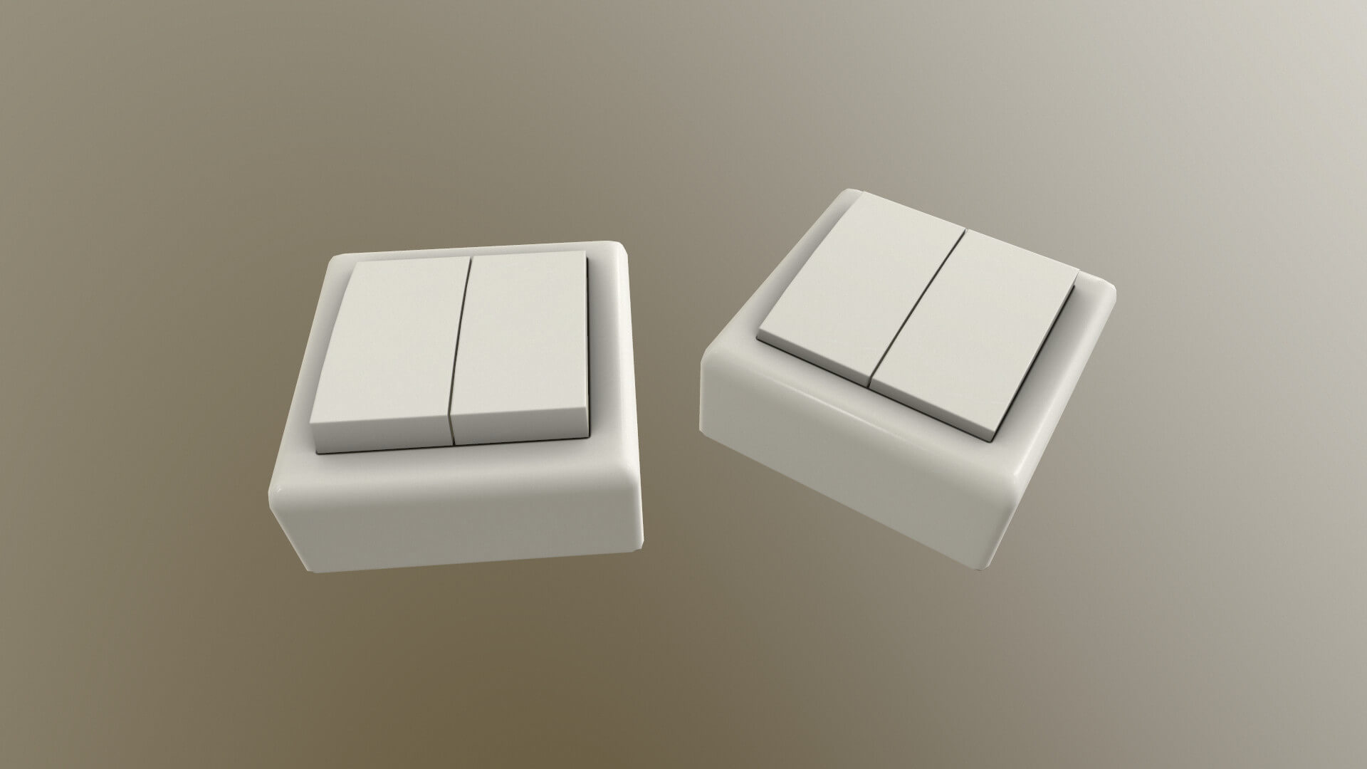Two Key Switch - 3D Model by Grishmanovskij Anton