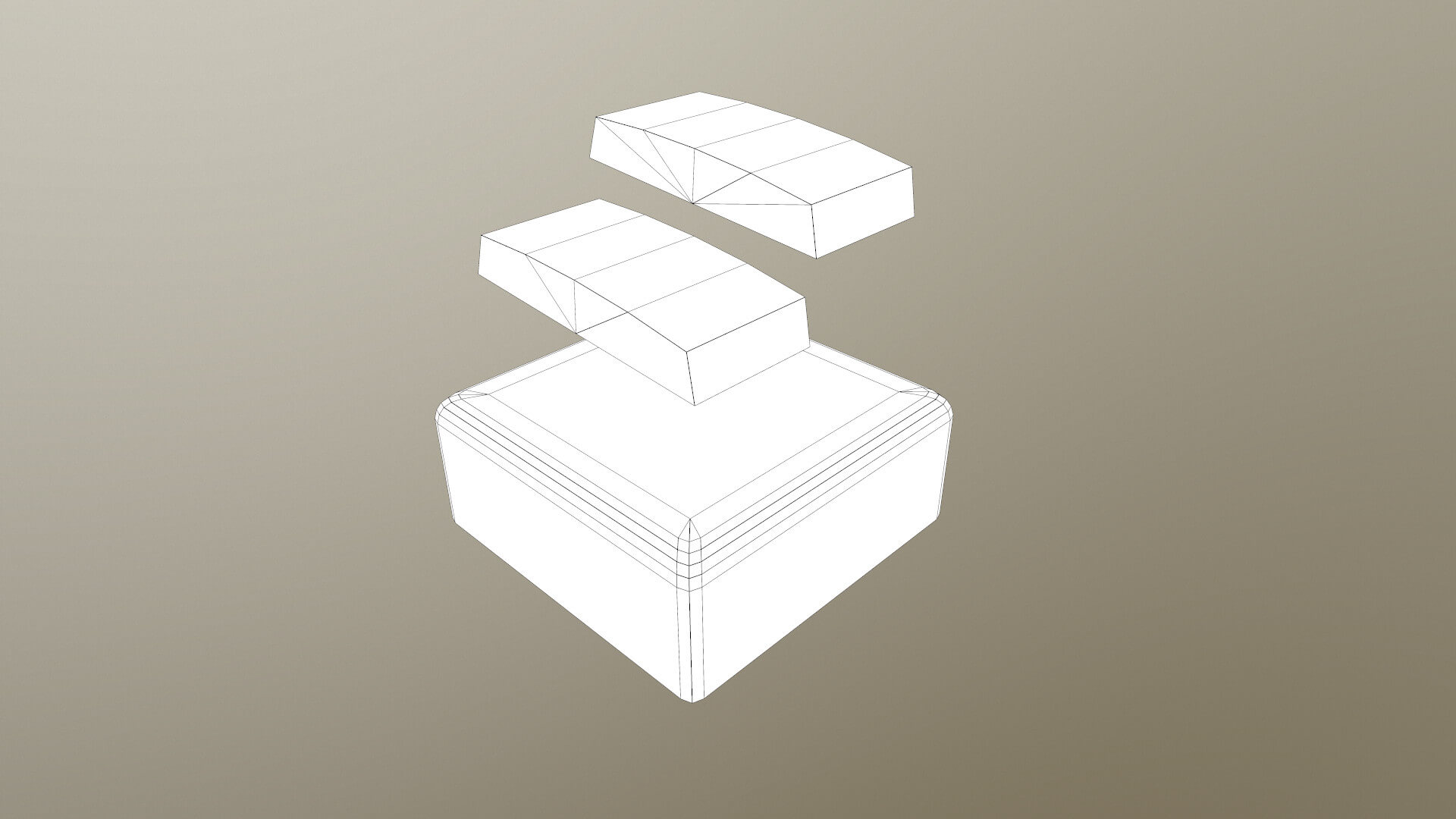 Two Key Switch - 3D Model by Grishmanovskij Anton