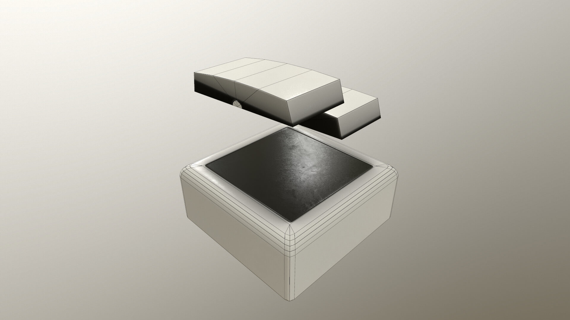 Two Key Switch - 3D Model by Grishmanovskij Anton