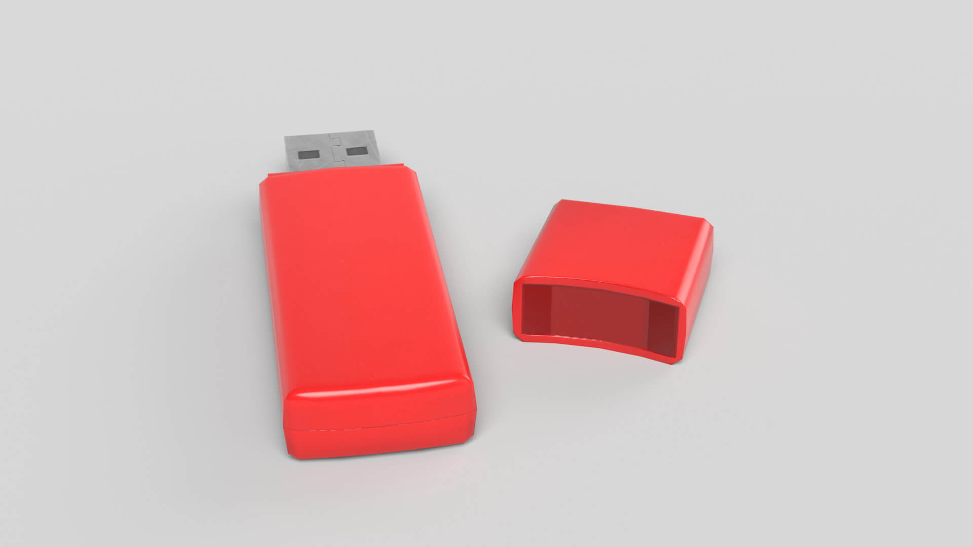 USB Flash Drive - 3D Model by Grishmanovskij Anton