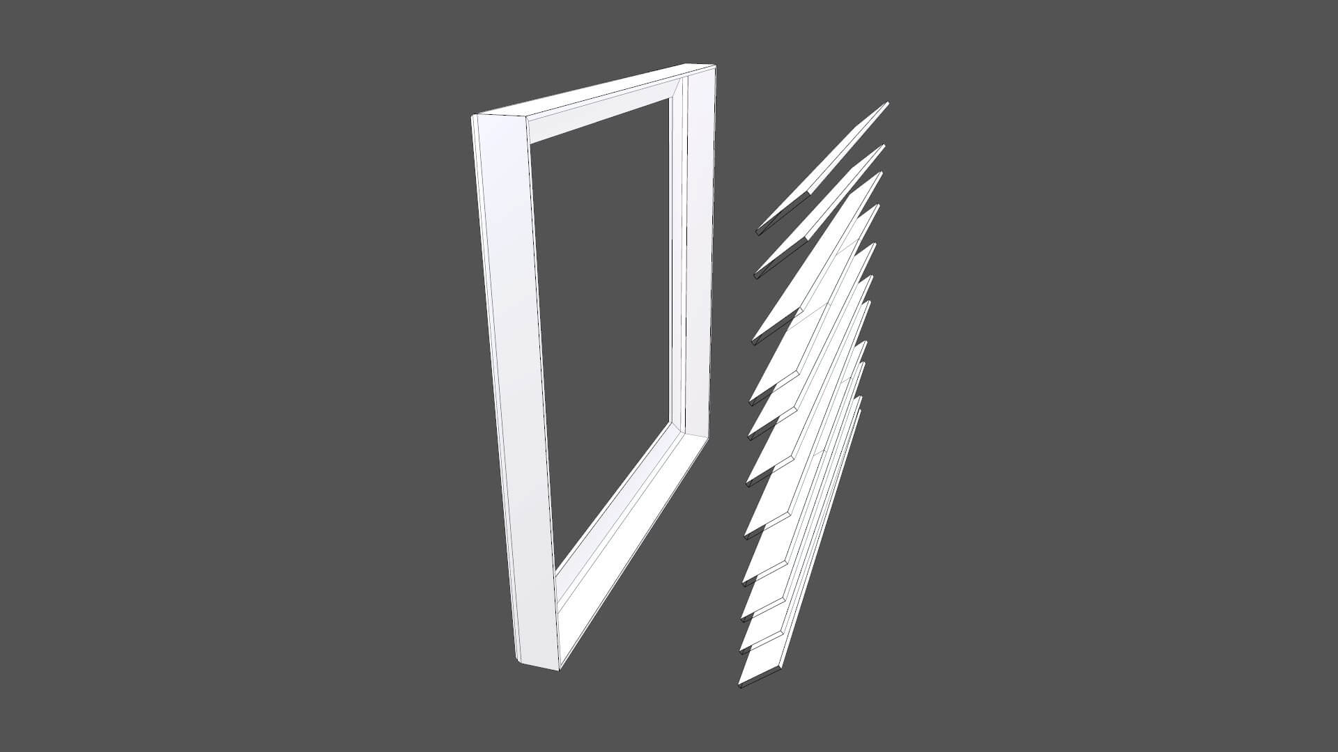 Ventilation Grille - 3D Model by Grishmanovskij Anton