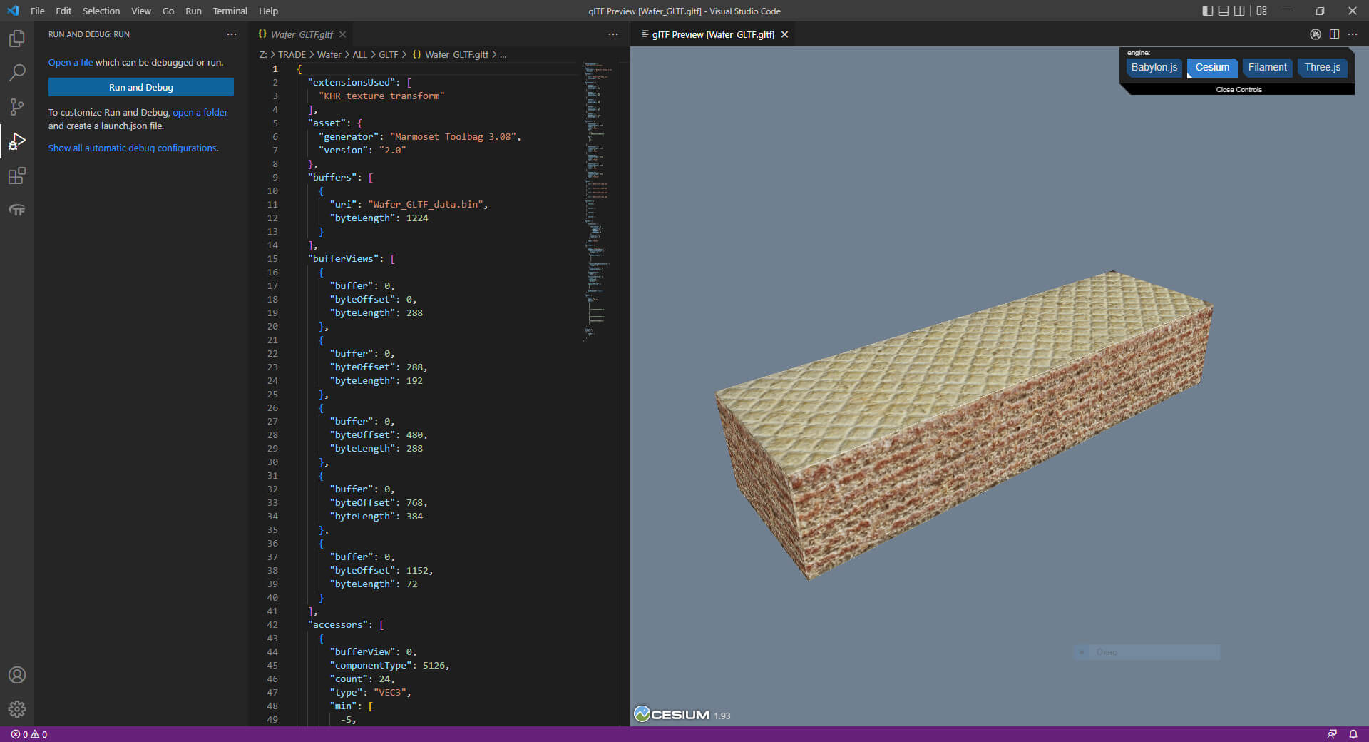Wafer - 3D Model by Grishmanovskij Anton